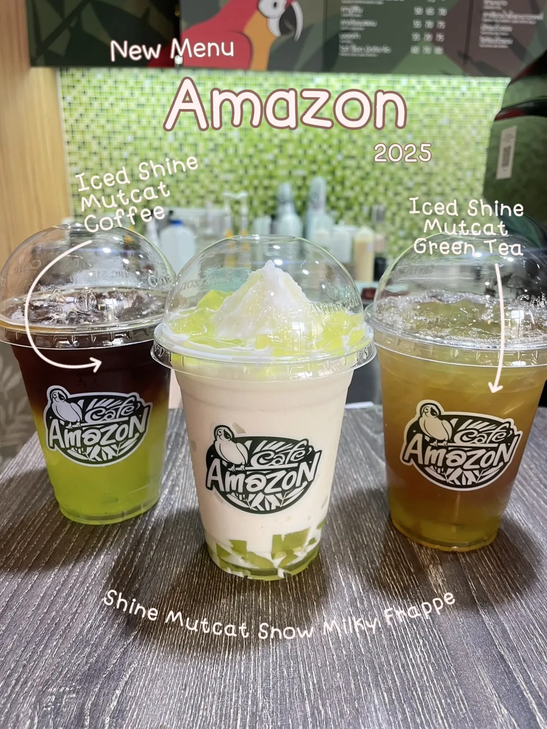 New Menu Amazon 2025 Shine muscat | แกลเลอรีที่โพสต์โดย พิมพิมชิมแชร์ ...