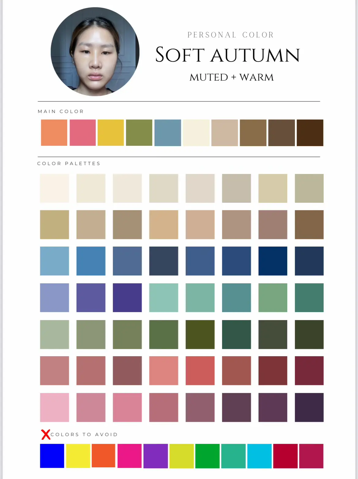 รีวิวหา Personal Color ของตัวเอง 🌸☁️ | แกลเลอรีที่โพสต์โดย aomphak | Lemon8