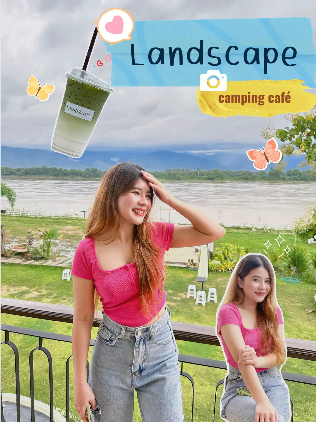 Landscape camping cafe | แกลเลอรีที่โพสต์โดย Muayliee🐷 | Lemon8