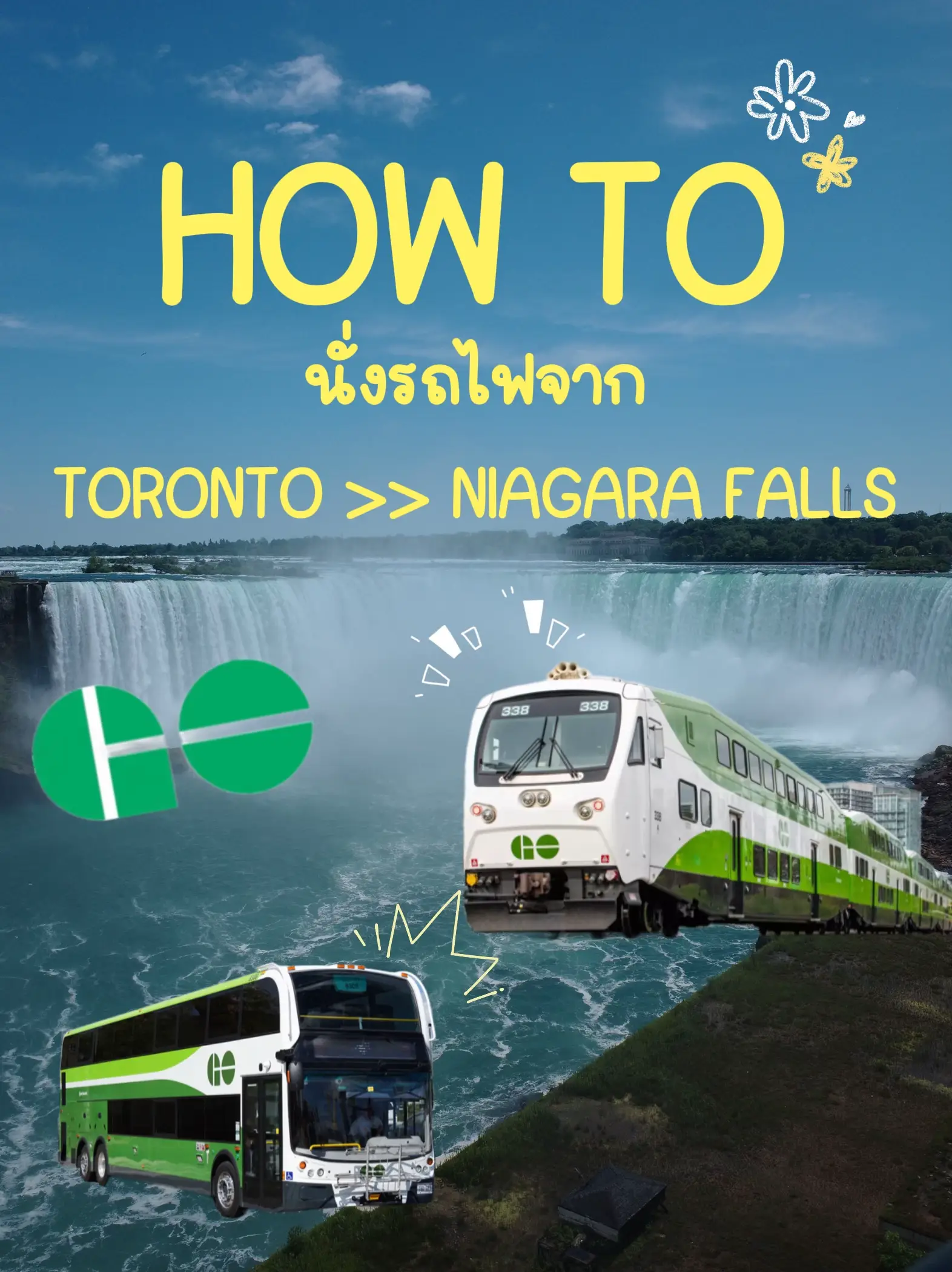 รีวิวนั่งรถไฟจาก Toronto ไป Niagara Falls | แกลเลอรีที่โพสต์โดย Ann and Canada | Lemon8