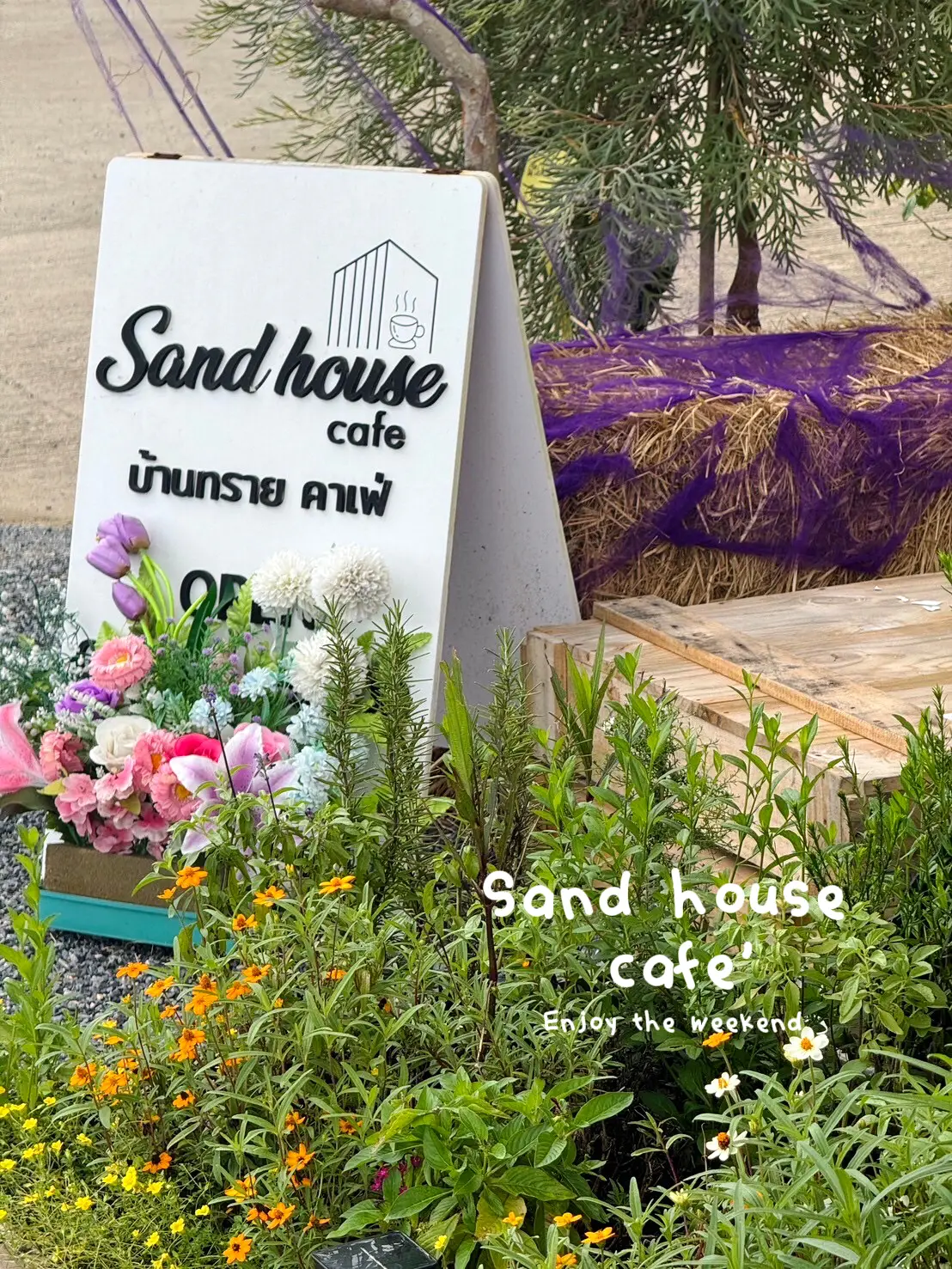 Enjoy the weekend 🌻คาเฟ่ย่านกบินทร์บุรี ตกแต่งสไตล์สุดน่ารัก | แกลเลอรี ...