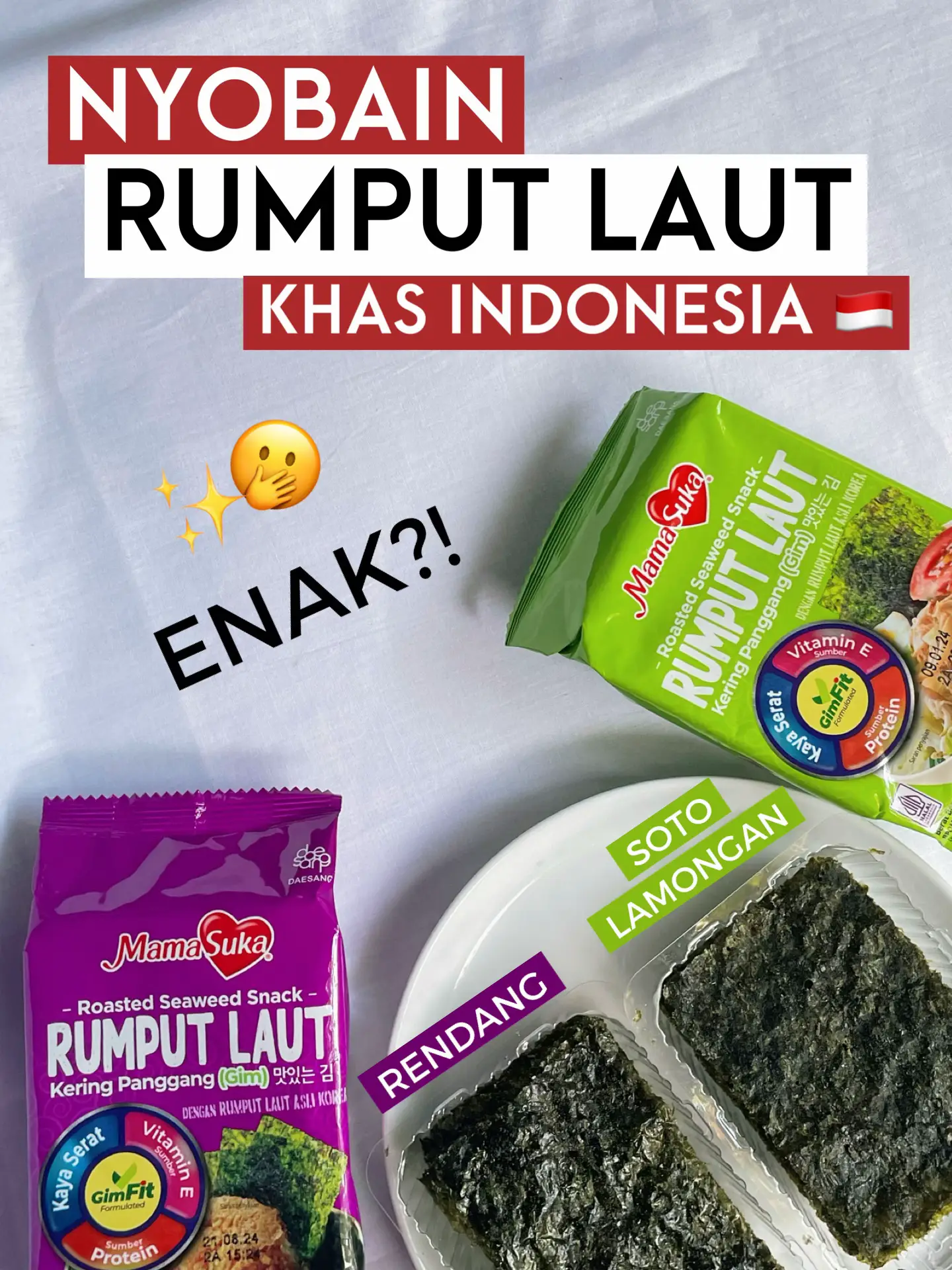 Rendang & Soto Dijadiin Nori? Emang bisa?!🤔🇮🇩 | Galeri diposting oleh ...