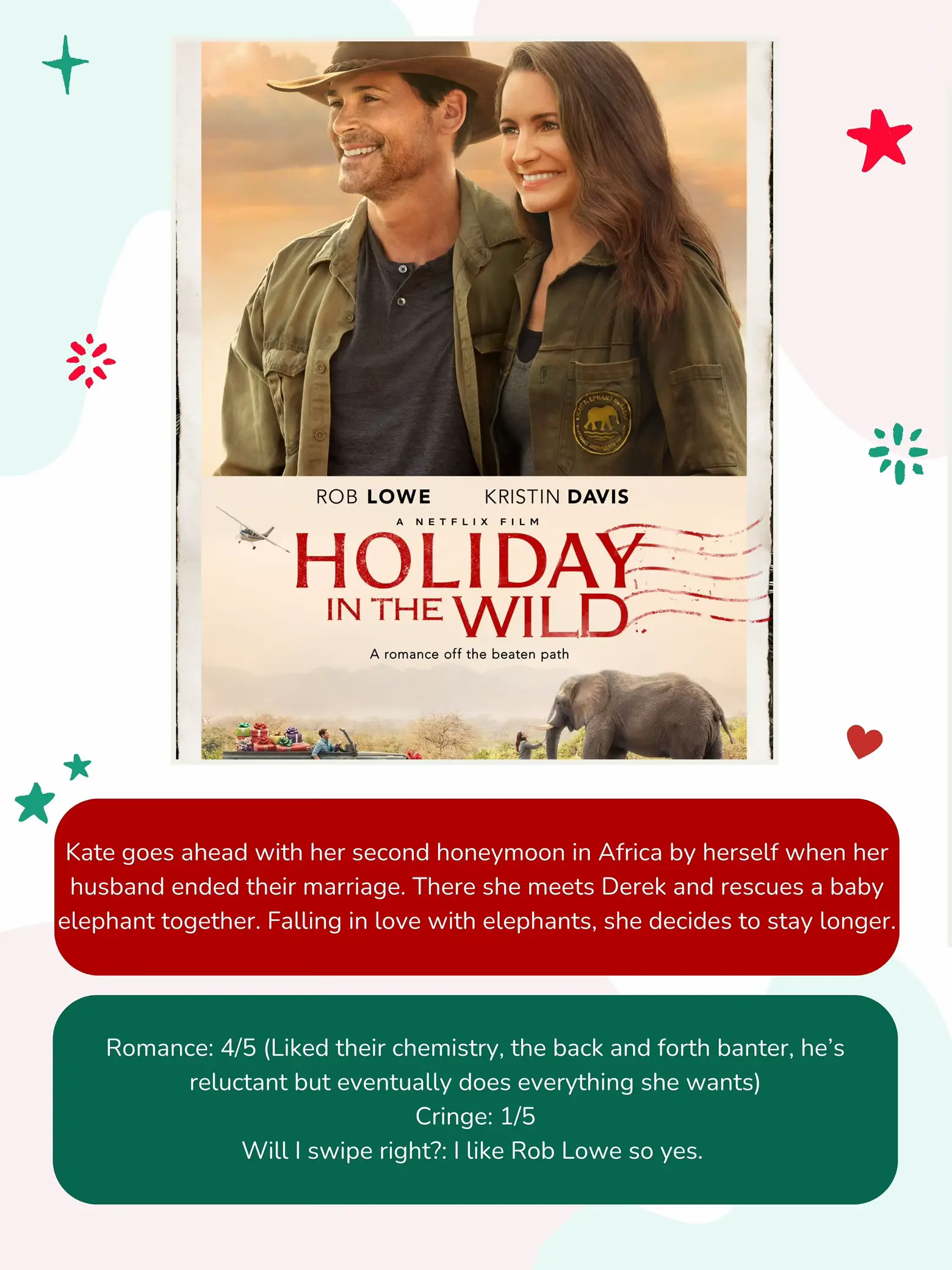 Romantic holiday movies review | Galeri disiarkan oleh Joan Chen | Lemon8