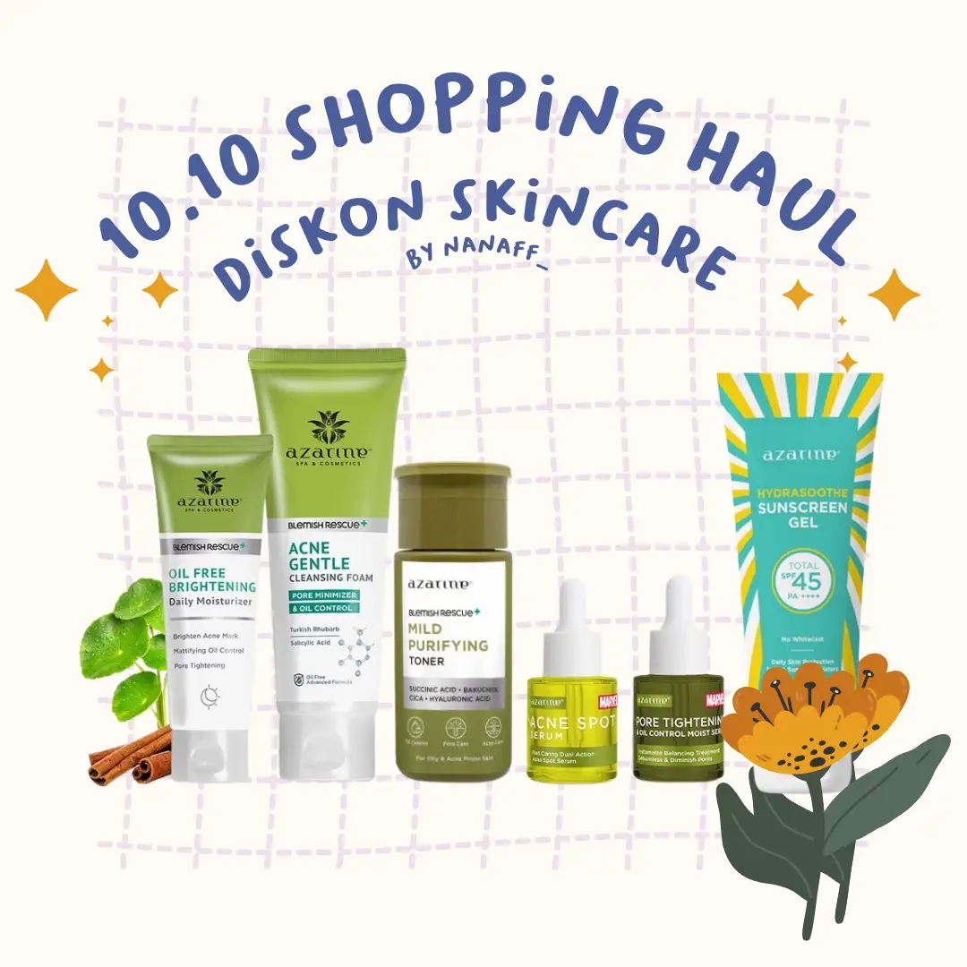 10.10 Shopping Haul skincare murah di shopee 🍋🛍 | Galeri diposting oleh ...