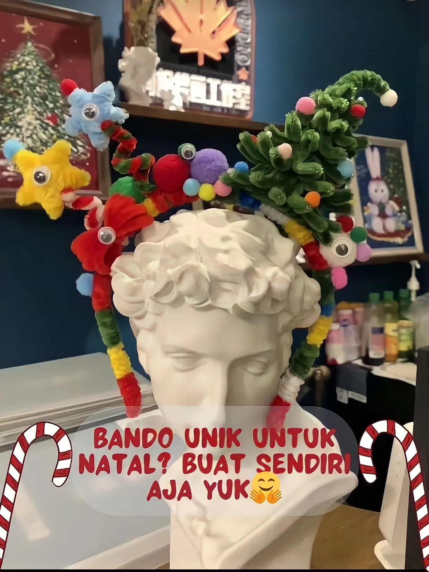 HANDMADE BANDO NATAL UNIK? SUPER LUCU!💥💯 | Video dipublikasikan oleh ...