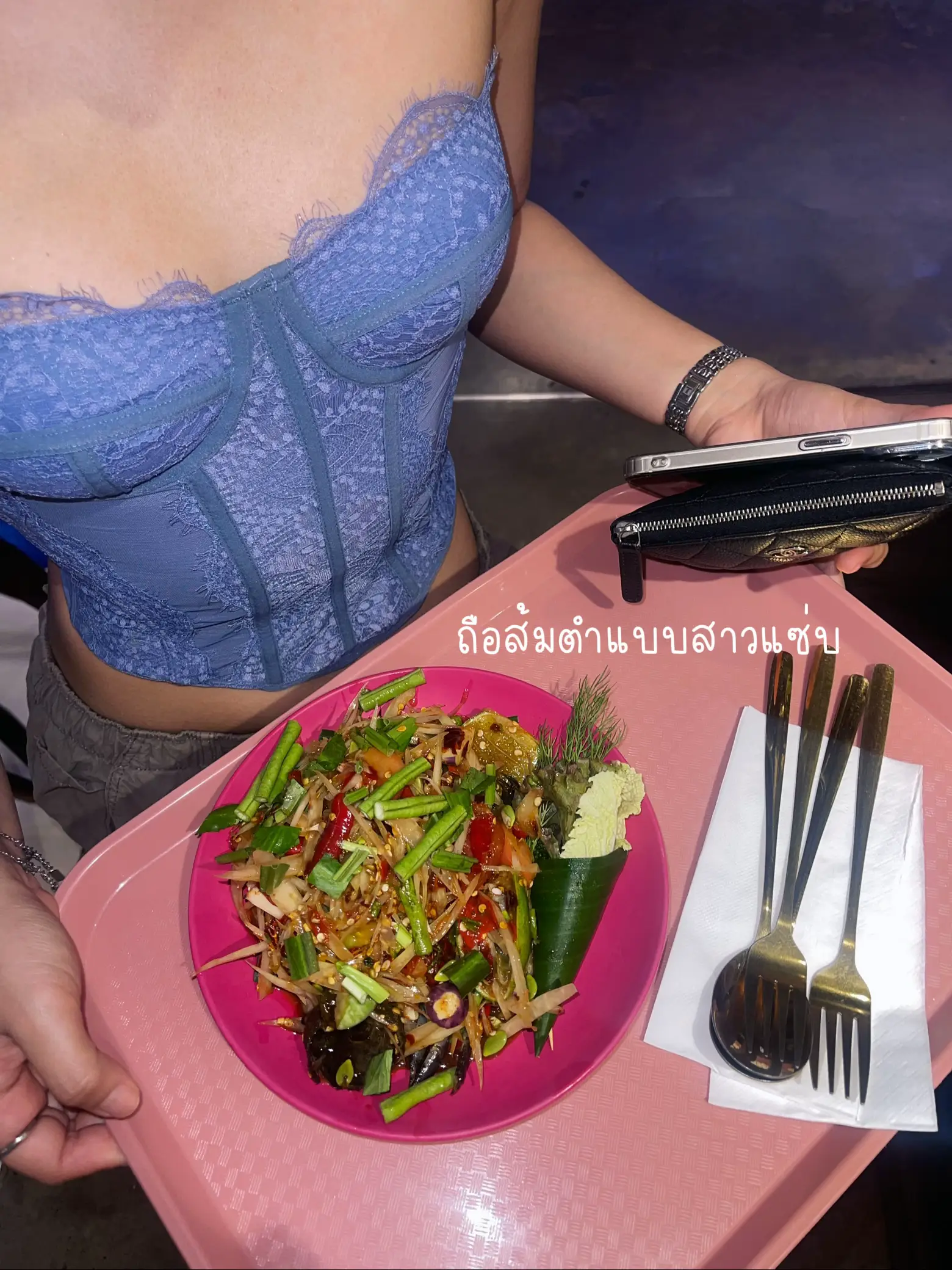 Ootd blue color 🩵😇 | แกลเลอรีที่โพสต์โดย Aomji | Lemon8