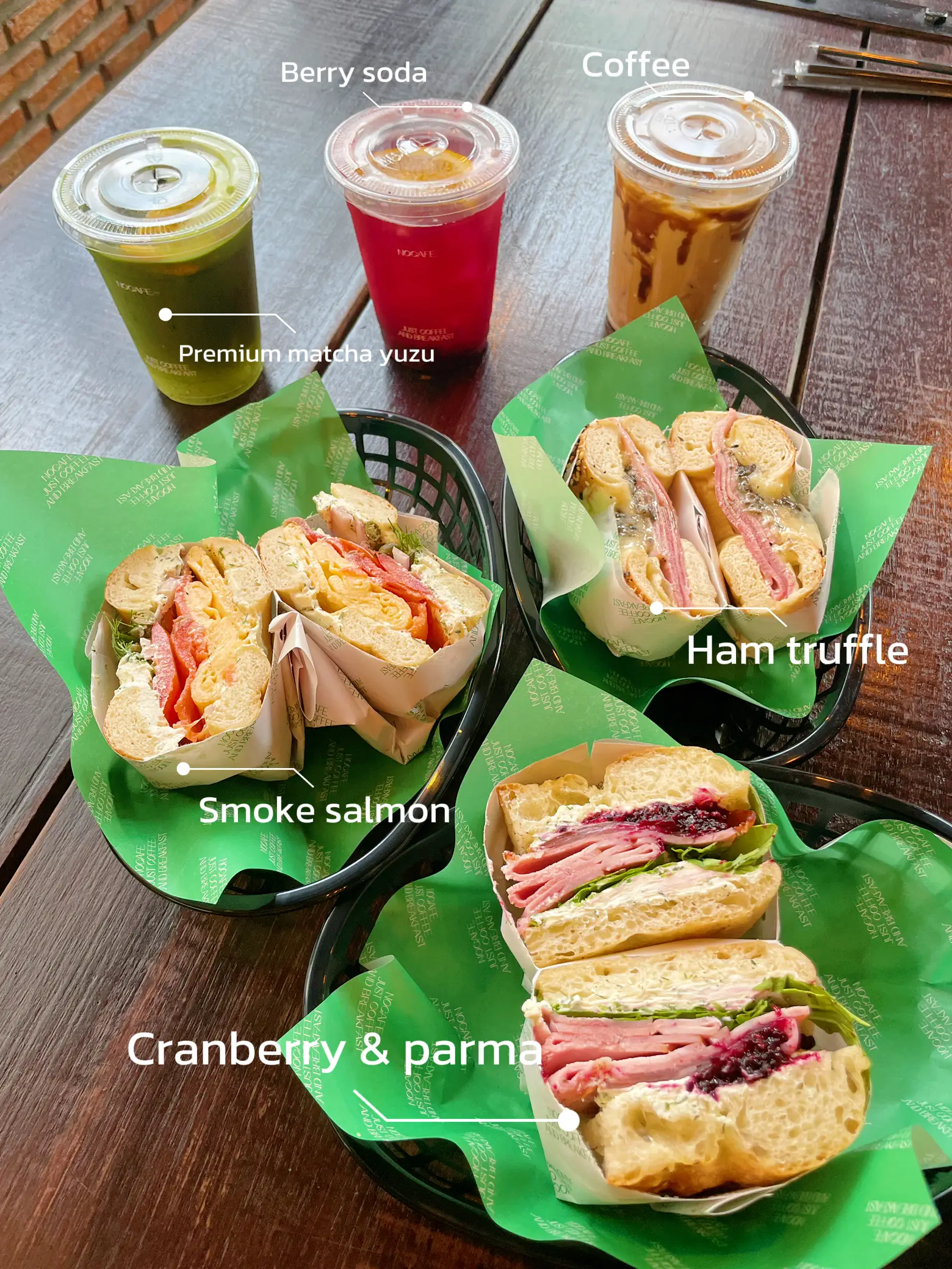 ร้านเบเกิ้ลสด ในหลืบ NO CAFE JUST COFFEE & BREAKFAST | แกลเลอรีที่โพสต์โดย WaiiWaiiW. 💋 | Lemon8