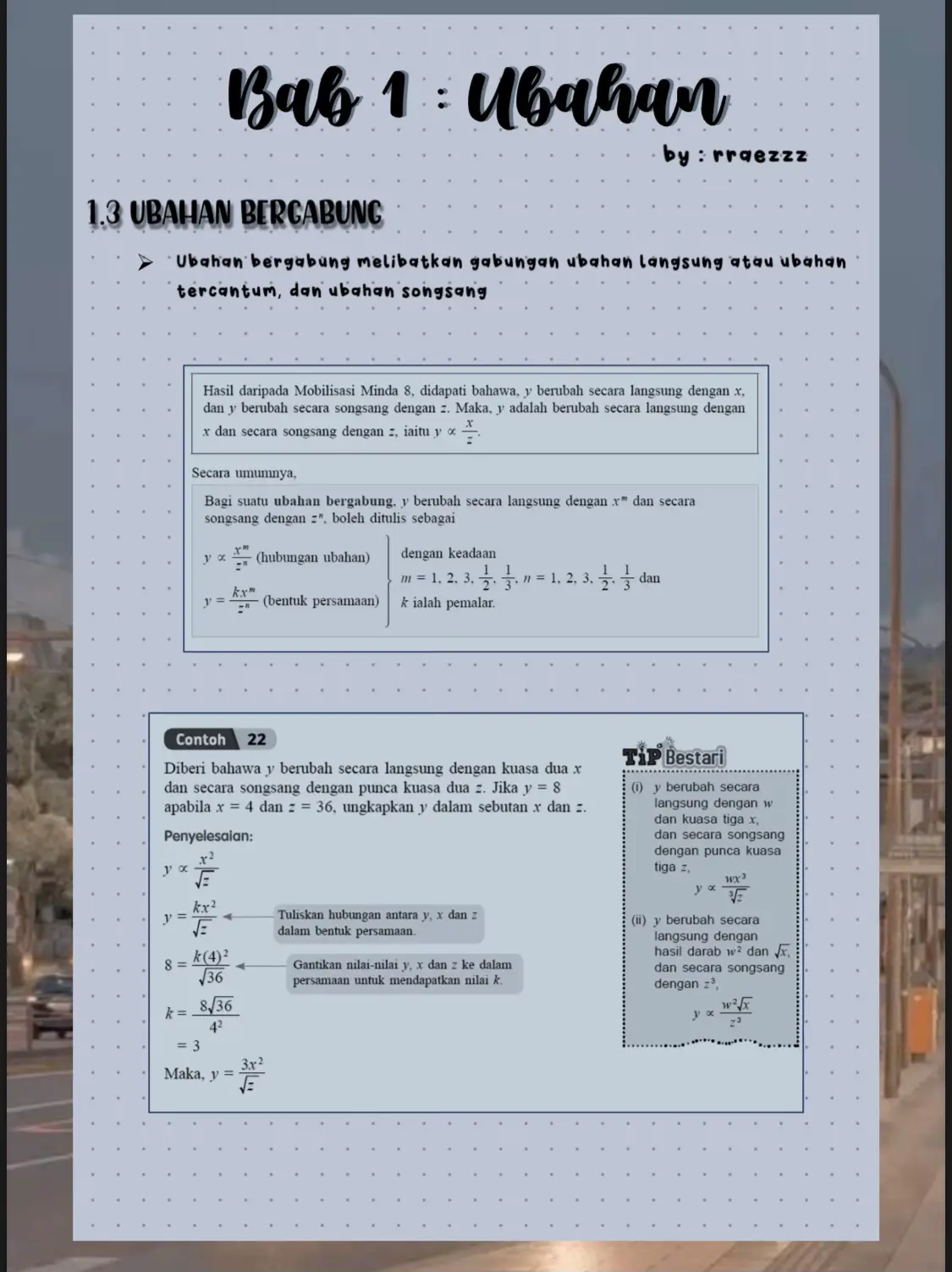 Nota Matematik Tingkatan 2 Bab1 - Carian Lemon8
