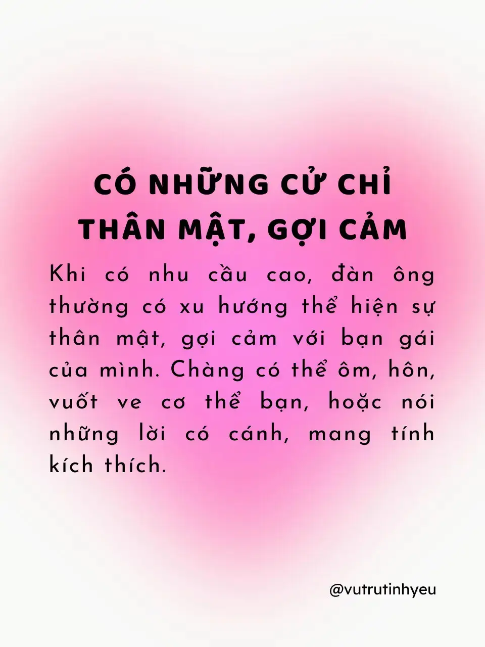 DẤU HIỆU BẠN TRAI CÓ “NHU CẦU” CAOOOO | Bộ sưu tập do Vũ Trụ Tình Yêu ...