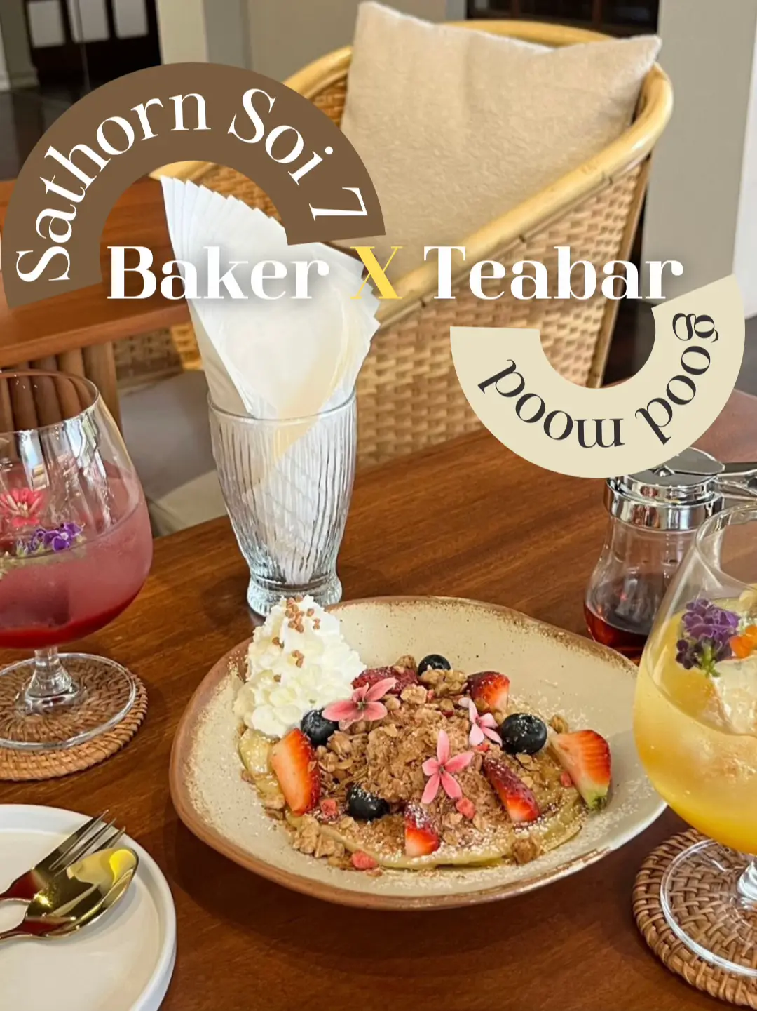 Baker x Teabar (สาทรซอย 7) สายคอนเทนต์ต้องมา | แกลเลอรีที่โพสต์โดย 🌷🌟 | Lemon8
