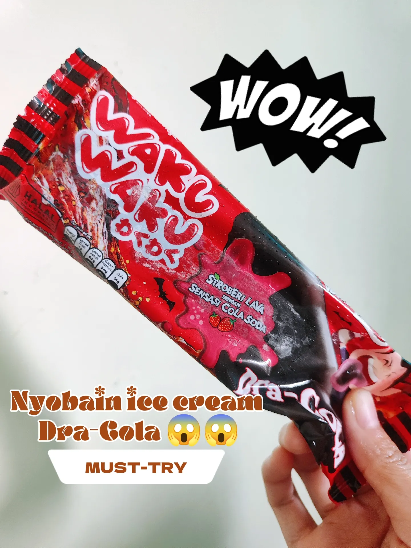 Nyobain ice cream Dra-Cola 😱😱 | Galeri diposting oleh nichan 💐💐 | Lemon8