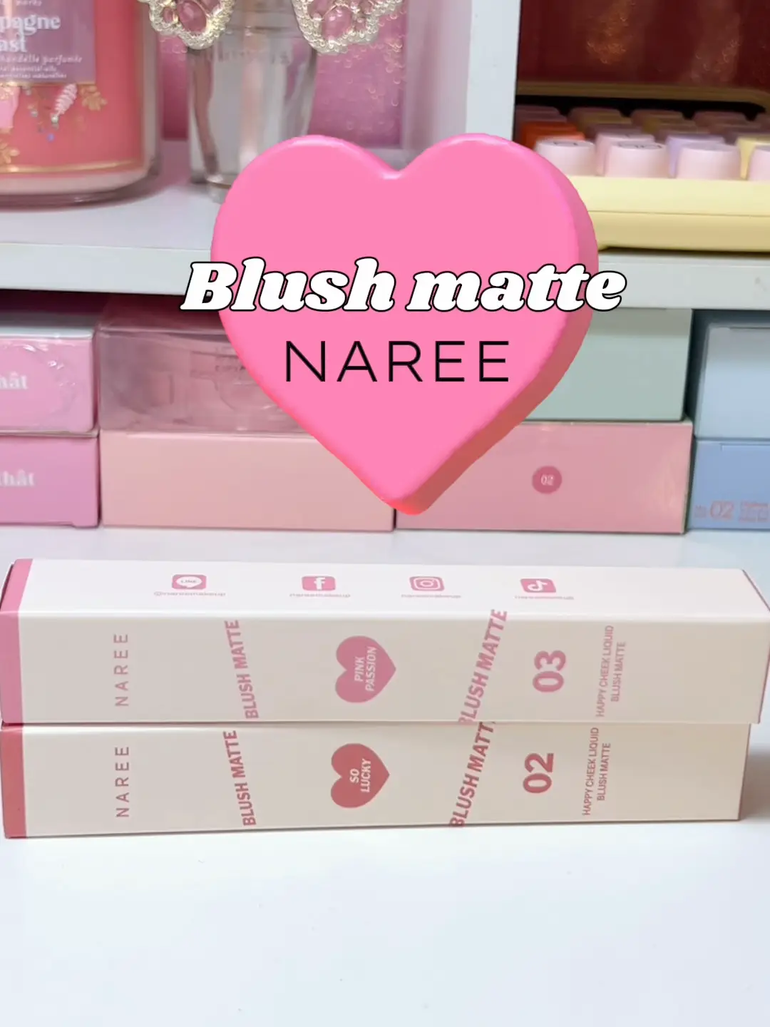 บลัชออนเนื้อครีมตัวใหม่ของ Naree | วิดีโอที่เผยแพร่โดย แพรวเวอร์พัฟฟ | Lemon8