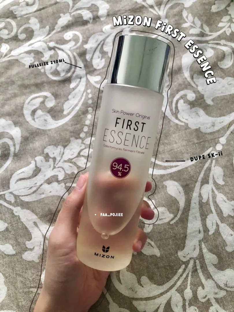 Mizon First Essence | Galeri disiarkan oleh faa_pojiee 𖹭 | Lemon8
