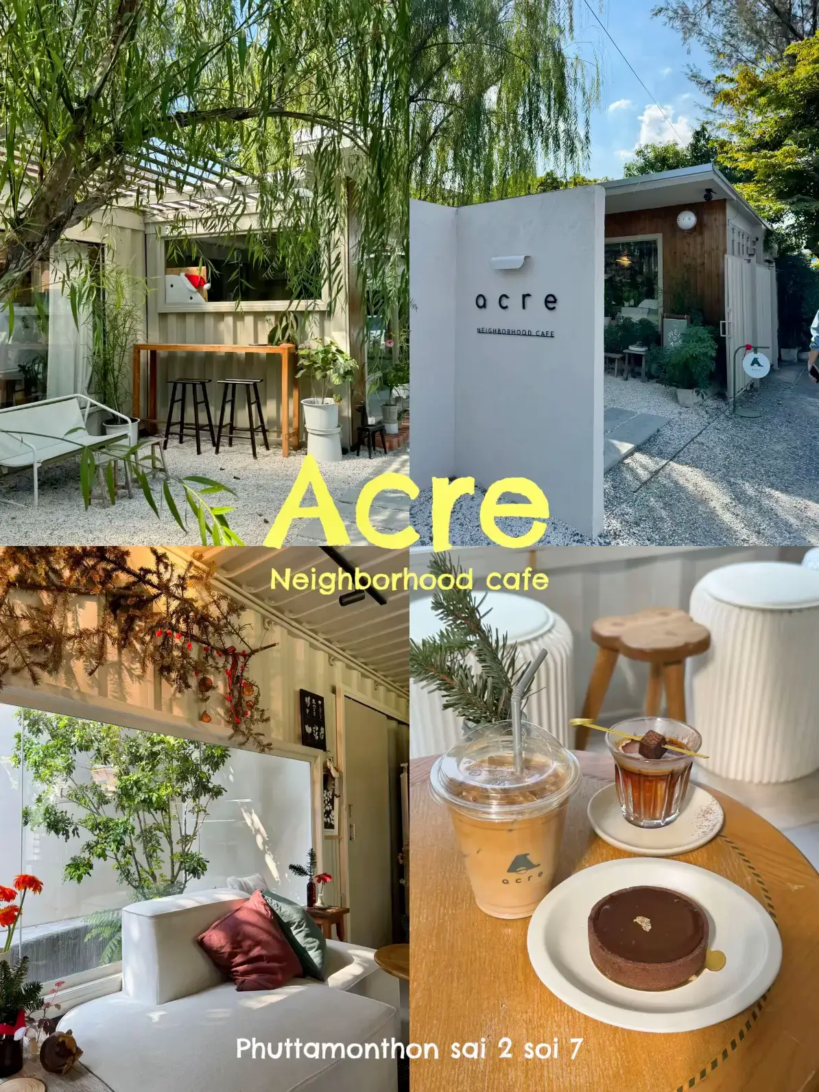 Acre neighborhood cafe คาเฟ่พุทธมณฑลสาย 2 🌳🍃🌻💐🌼🌿🌞 | แกลเลอรีที่โพสต์โดย ...