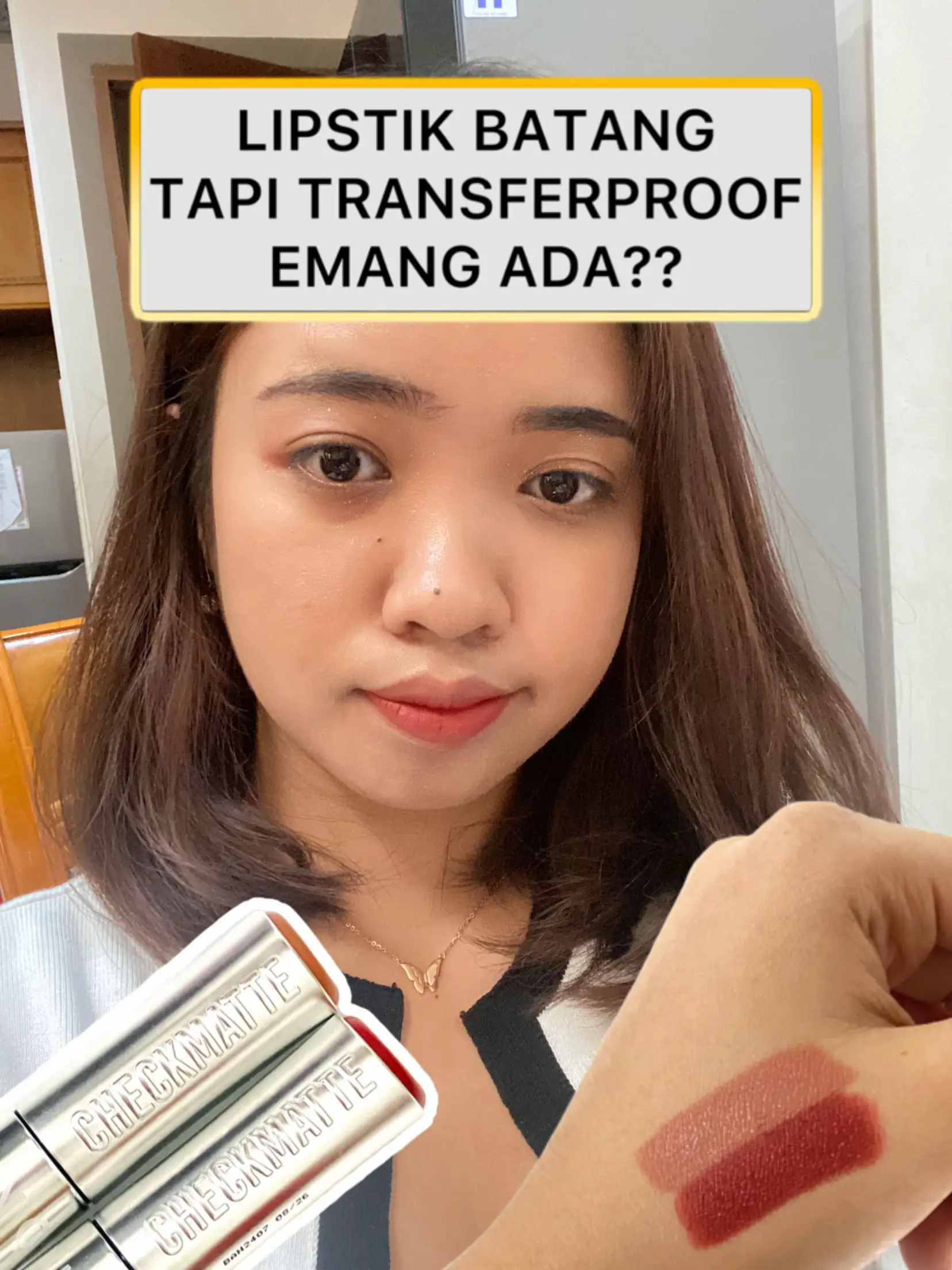 LIPSTIK BATANG TAPI TRANSFERPROOF? EMANG ADA?! | แกลเลอรีที่โพสต์โดย Elle | Lemon8