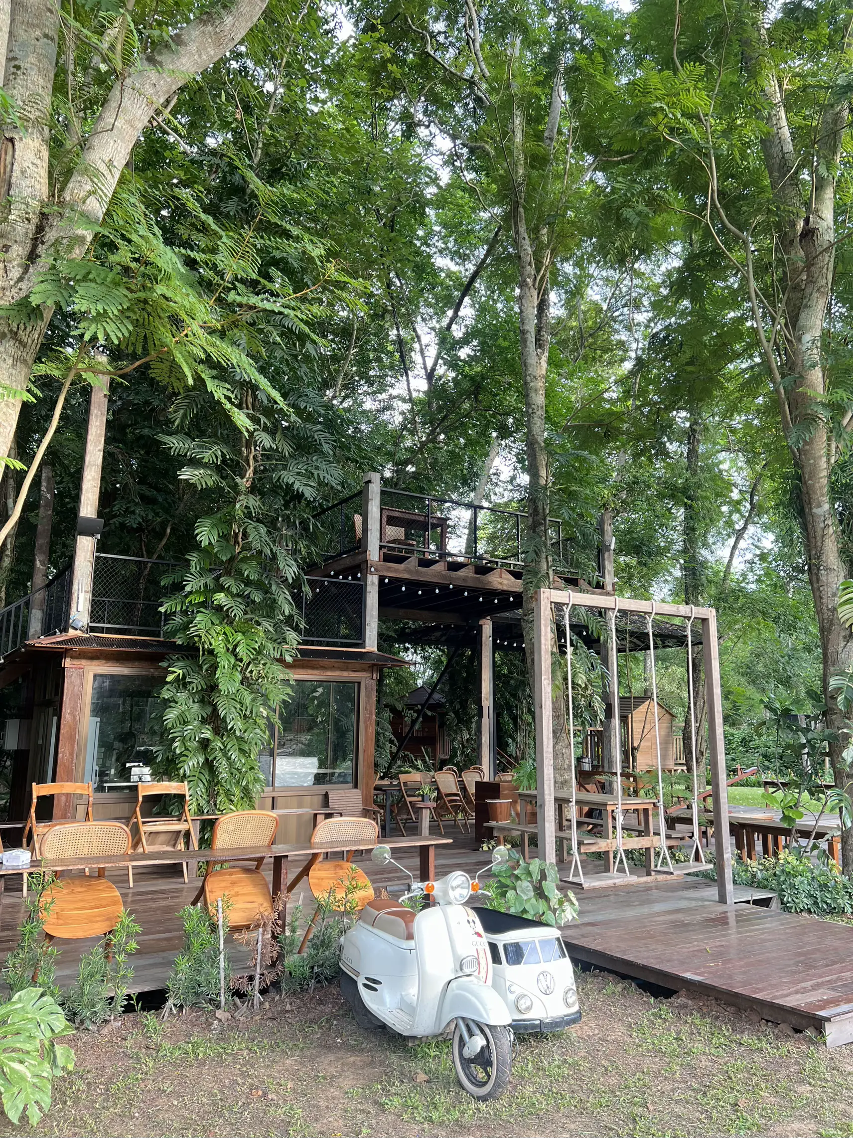 คาเฟ่นครนายก | Montra cafe 🍃🌳🐴 | แกลเลอรีที่โพสต์โดย FernJariya | Lemon8
