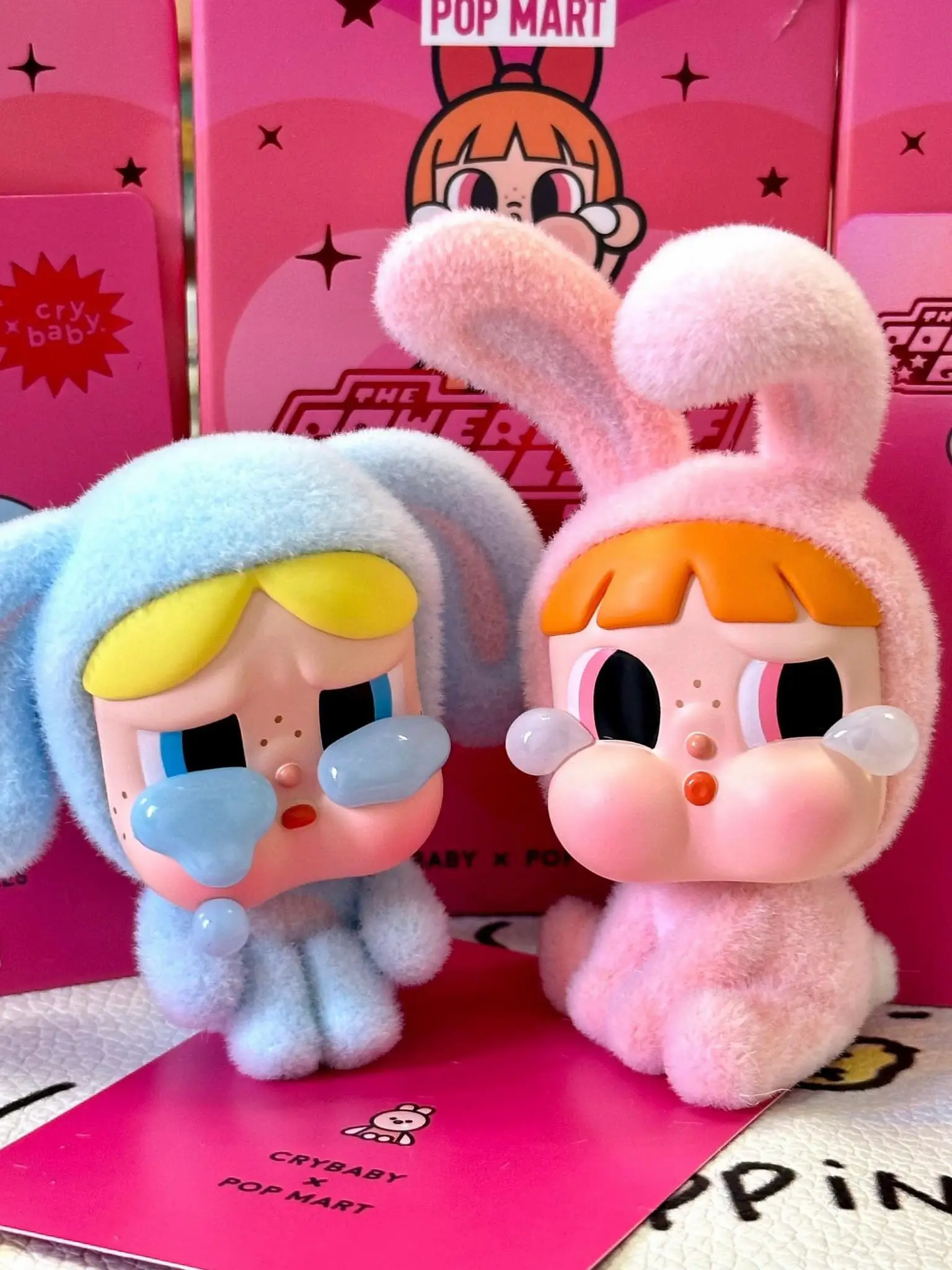 📌วงการที่เข้าแล้วยากก POPMART CRYBABY x Powerpuff Girl | แกลเลอรีที่โพสต์โดย nuntika | Lemon8