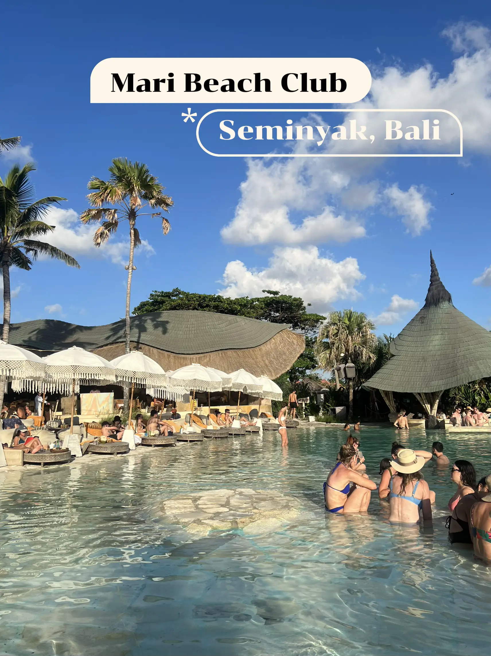 Mari Beach Club Bali🏝️ | แกลเลอรีที่โพสต์โดย ˚.🎀༘⋆ | Lemon8