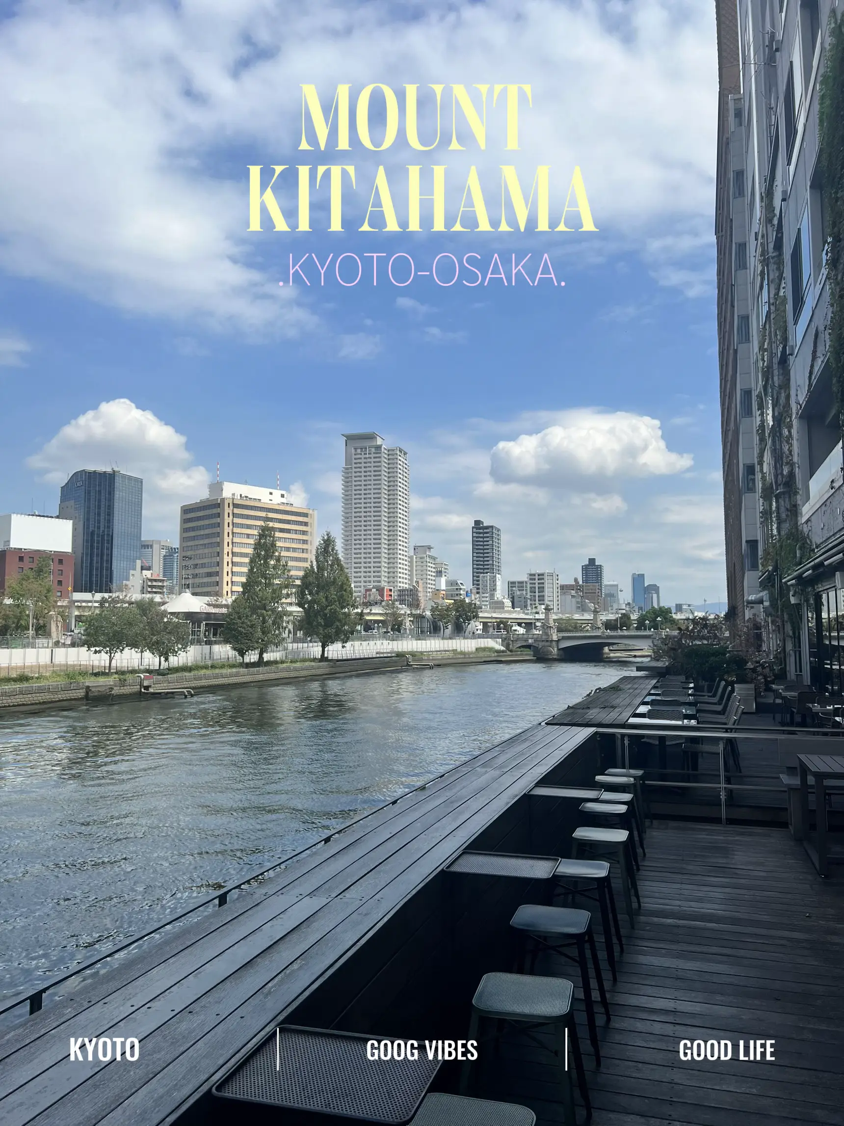 Cafe Osaka คาเฟ่ริมน้ำ ใจกลางเมืองโอซาก้าVibes โครตดี🍮🍵☕️ | แกลเลอรีที่โพสต์โดย 25Novem | Lemon8