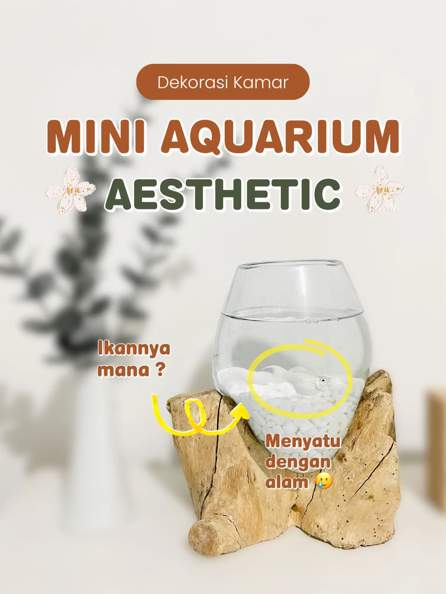 DEKORASI KAMAR PAKAI MINI AQUARIUM AESTHETIC 🐟 | แกลเลอรีที่โพสต์โดย ...