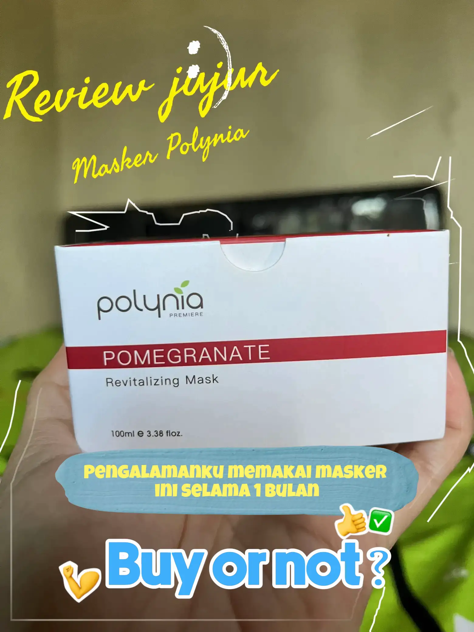 Review jujur masker polynia | Galeri diposting oleh IbuNaya | Lemon8