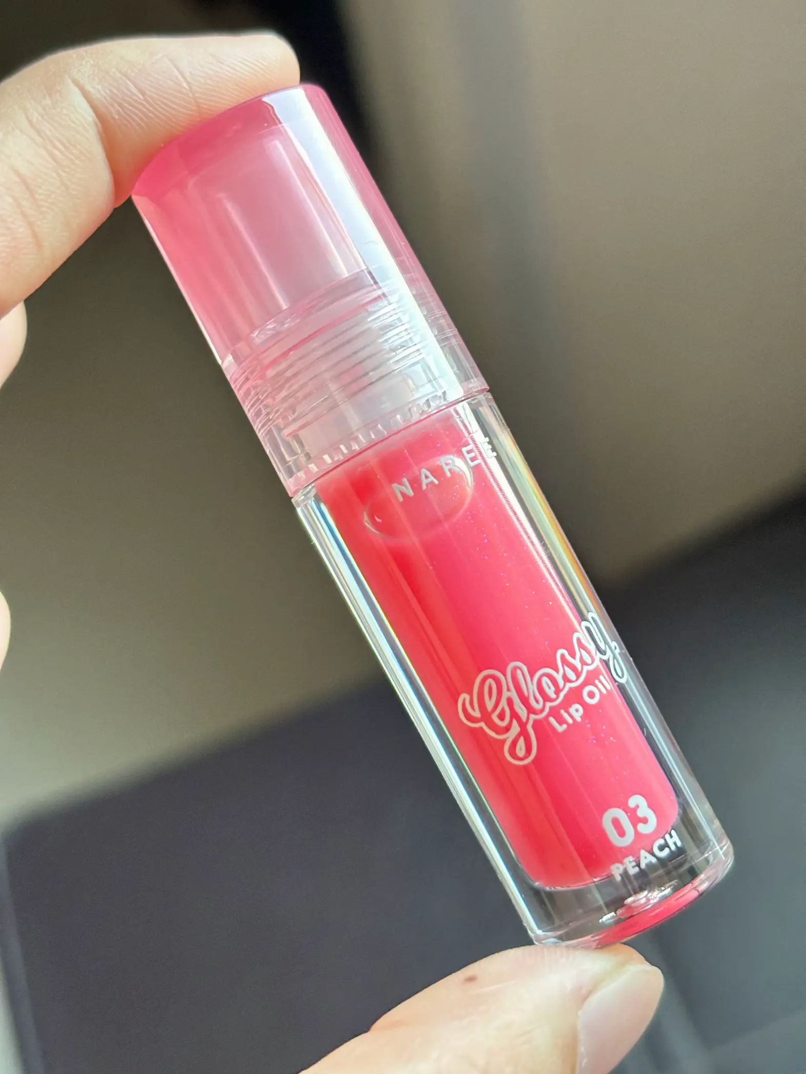 Naree Glossy lip oil 03 peach 🍑 | แกลเลอรีที่โพสต์โดย Na Dear | Lemon8