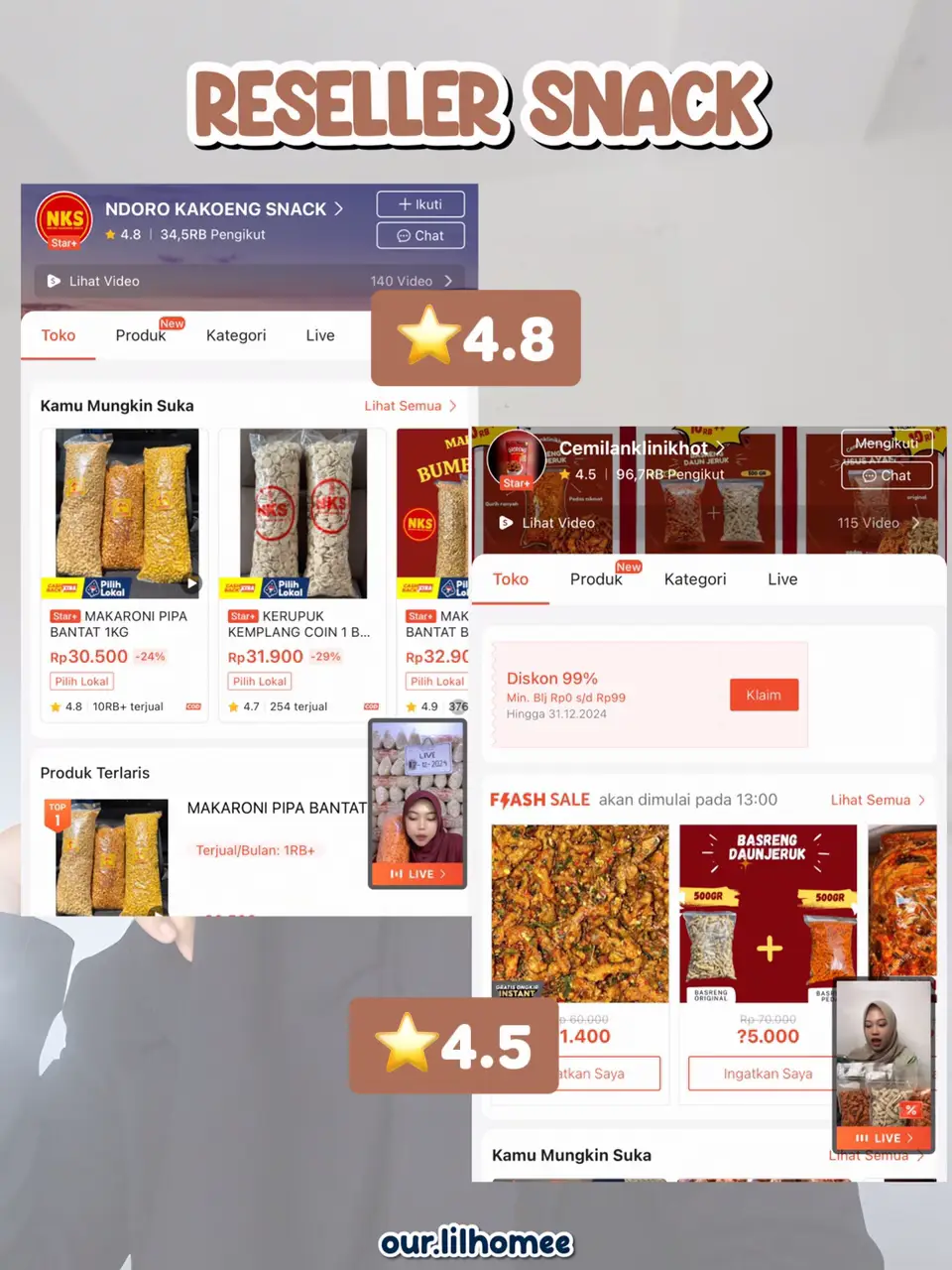 REKOMENDASI TOKO BUAT JADI RESELLER DI SHOPEE‼️ | Galeri diposting oleh ...