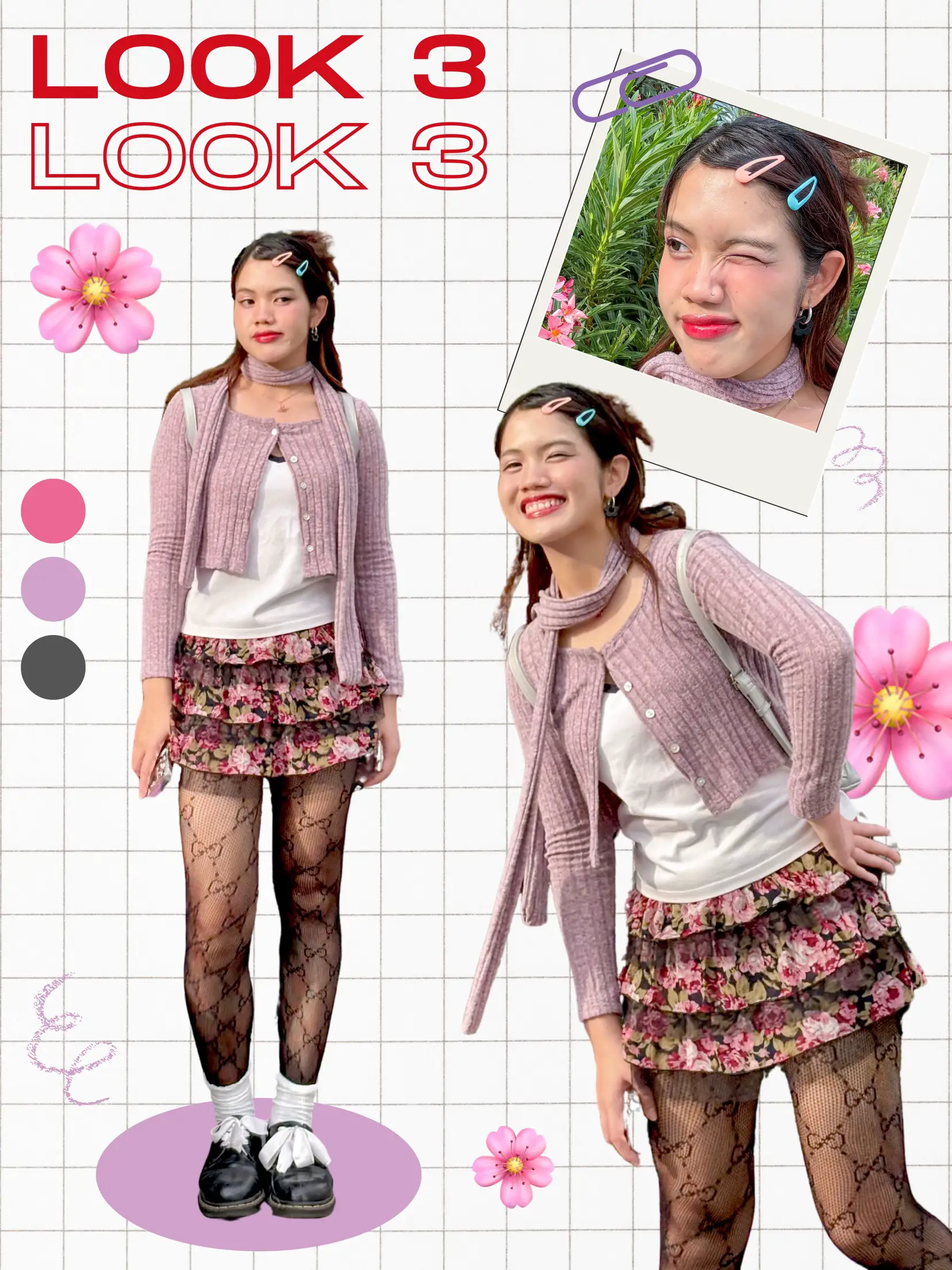 🍒‧⁺ ไอเดียแต่งตัวเก๋ๆ 5 ลุค 5 สไตล์! (🎀) | แกลเลอรีที่โพสต์โดย PagingKo🦦🫧 | Lemon8