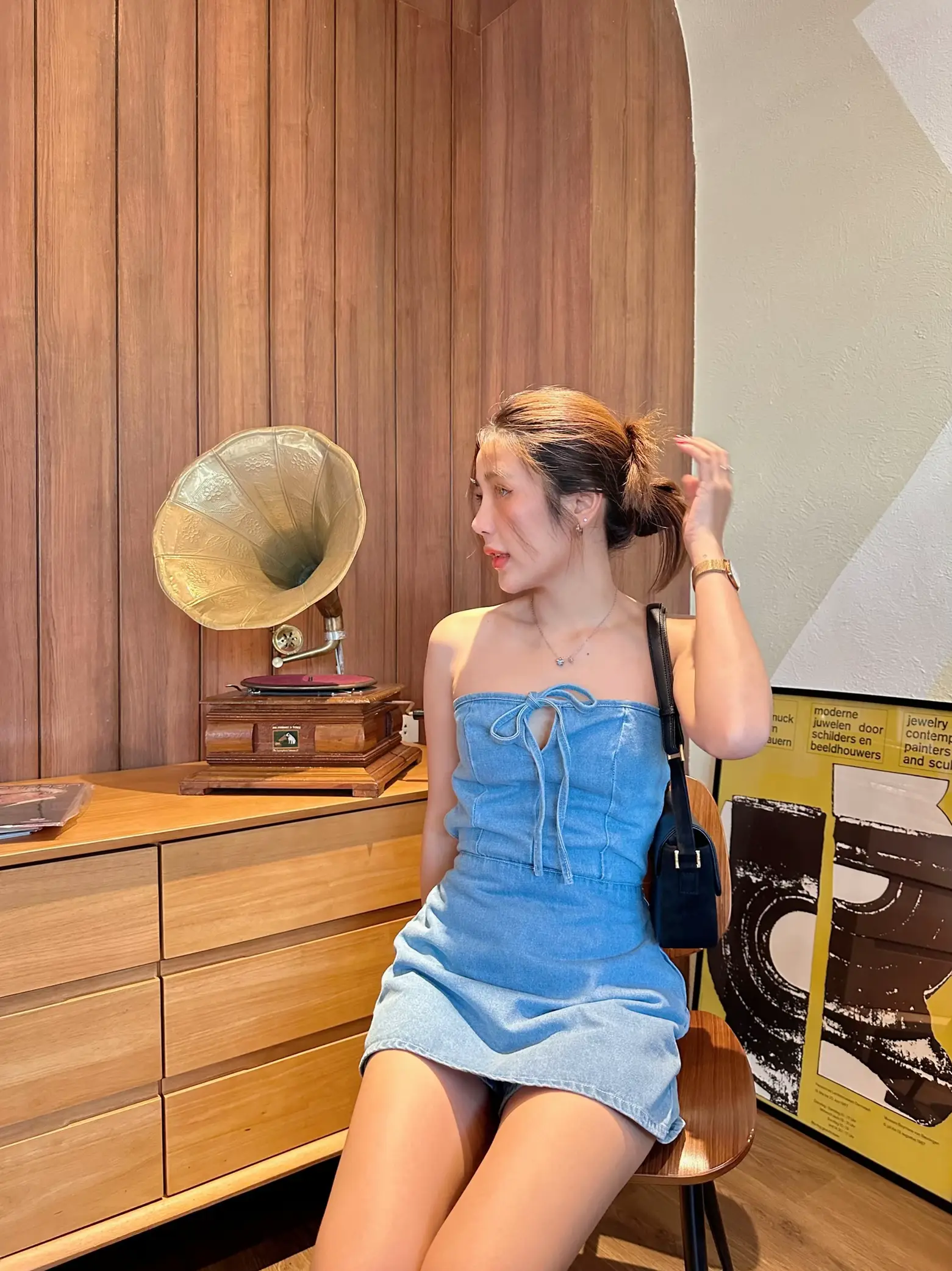 Ootd | Denim look🧵 | แกลเลอรีที่โพสต์โดย kataii | Lemon8