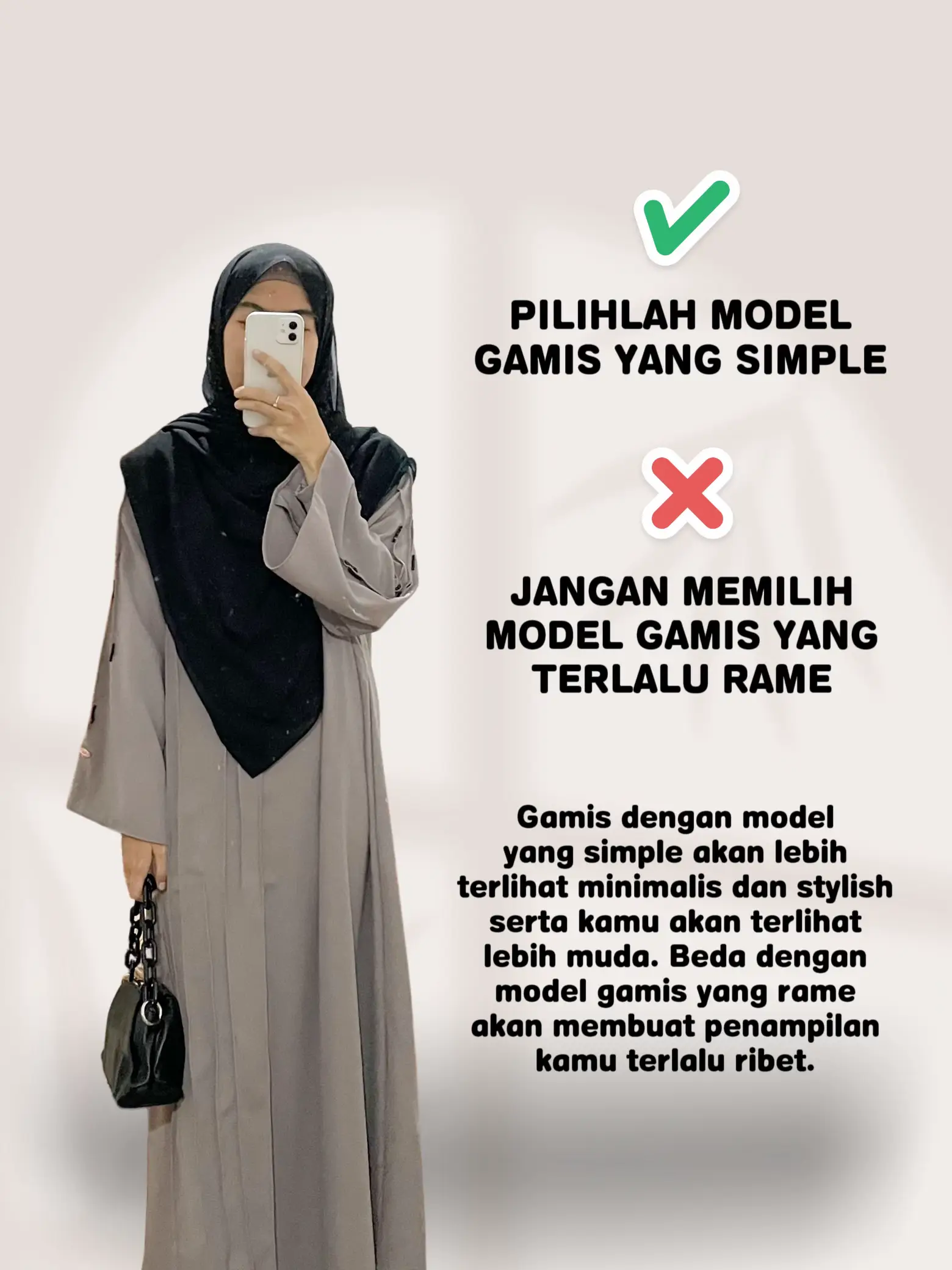 JANGAN SALAH PILIH GAMIS KALO TETEP MAU STYLISH‼️ | Galeri diposting oleh Luthvia🕊️ | Lemon8
