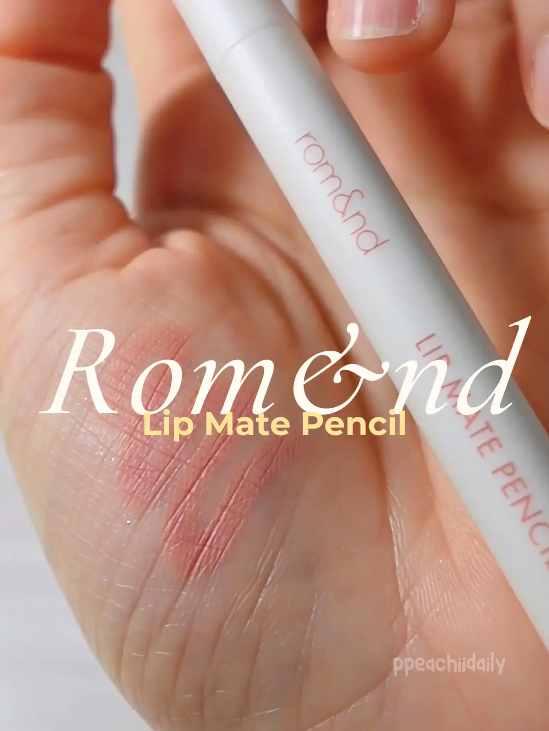 Rom&nd Lip mate pencil | วิดีโอที่เผยแพร่โดย ♡ 𝚙𝚙𝚎𝚊𝚌𝚑𝚒𝚒 ̈ ⑅ | Lemon8