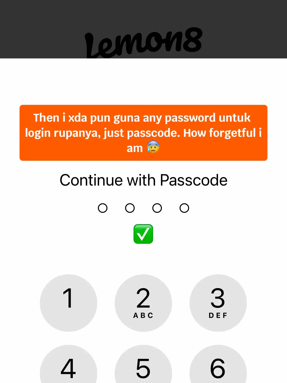 Login - Carian Lemon8