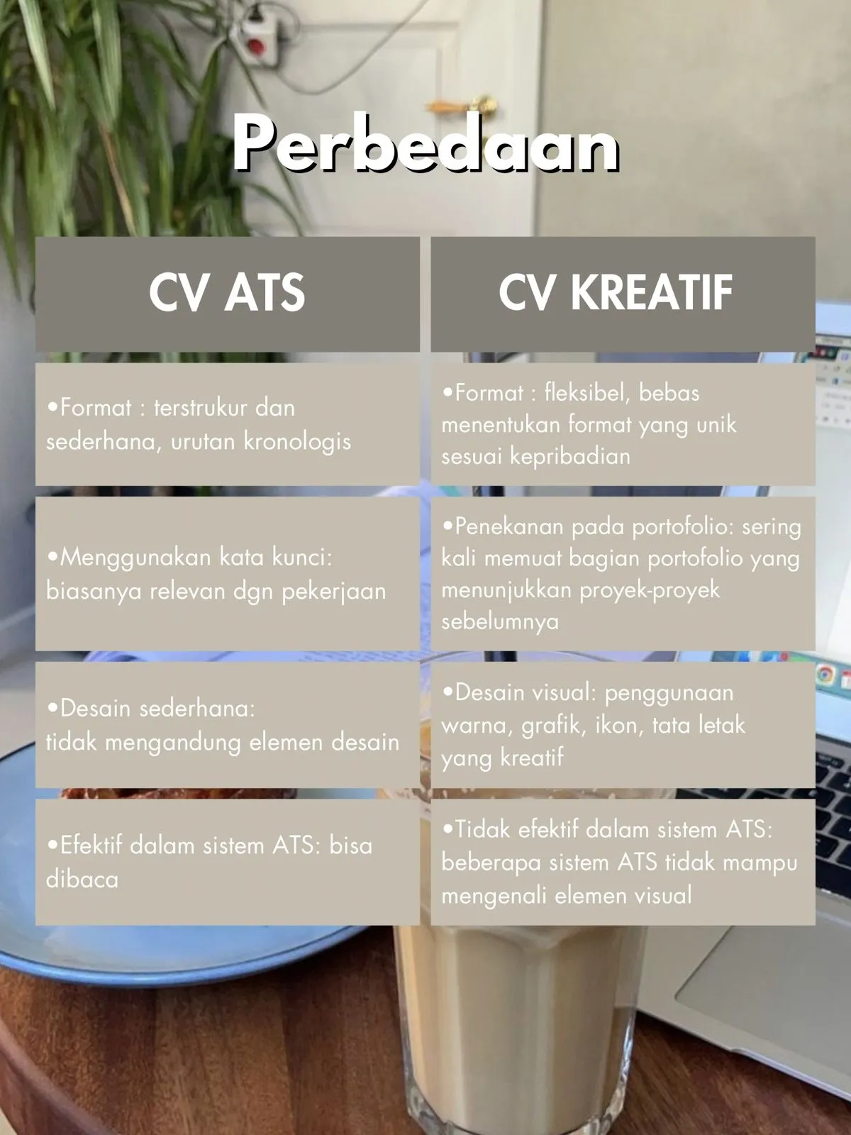 Sudah tau belum perbedaan CV ATS dan CV Kreatif? 🧐 | Galeri diposting ...