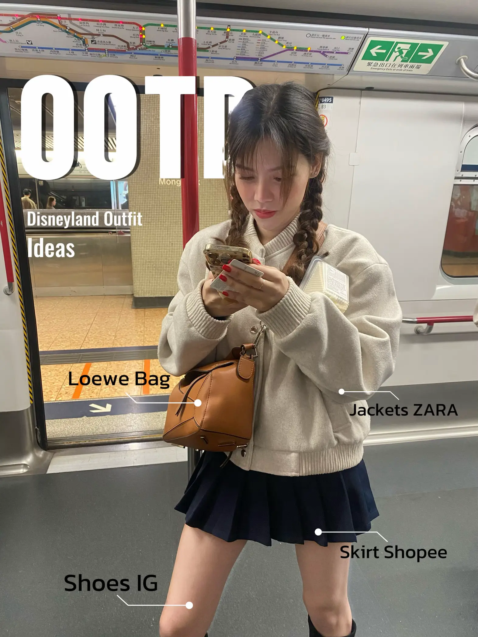 OOTD in Hong Kong | แชร์ไอเดียการแต่งตัวไปเที่ยวฮ่องกง 🇭🇰 | แกลเลอรีที่โพสต์โดย Mintt.pim | Lemon8