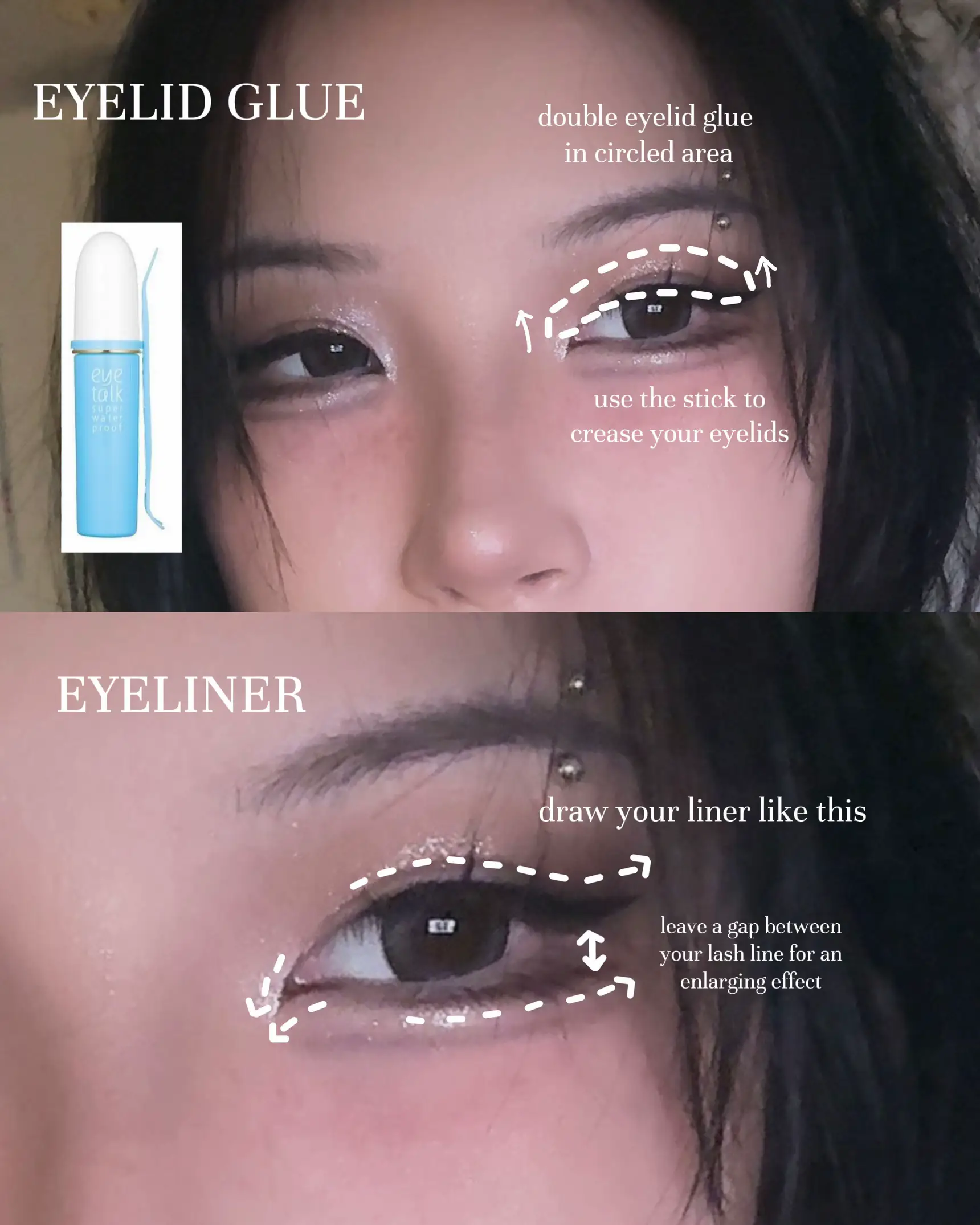 Enlarge Your EYES with Makeup 😉 | Gallery posted by jade ༒︎ | Lemon8