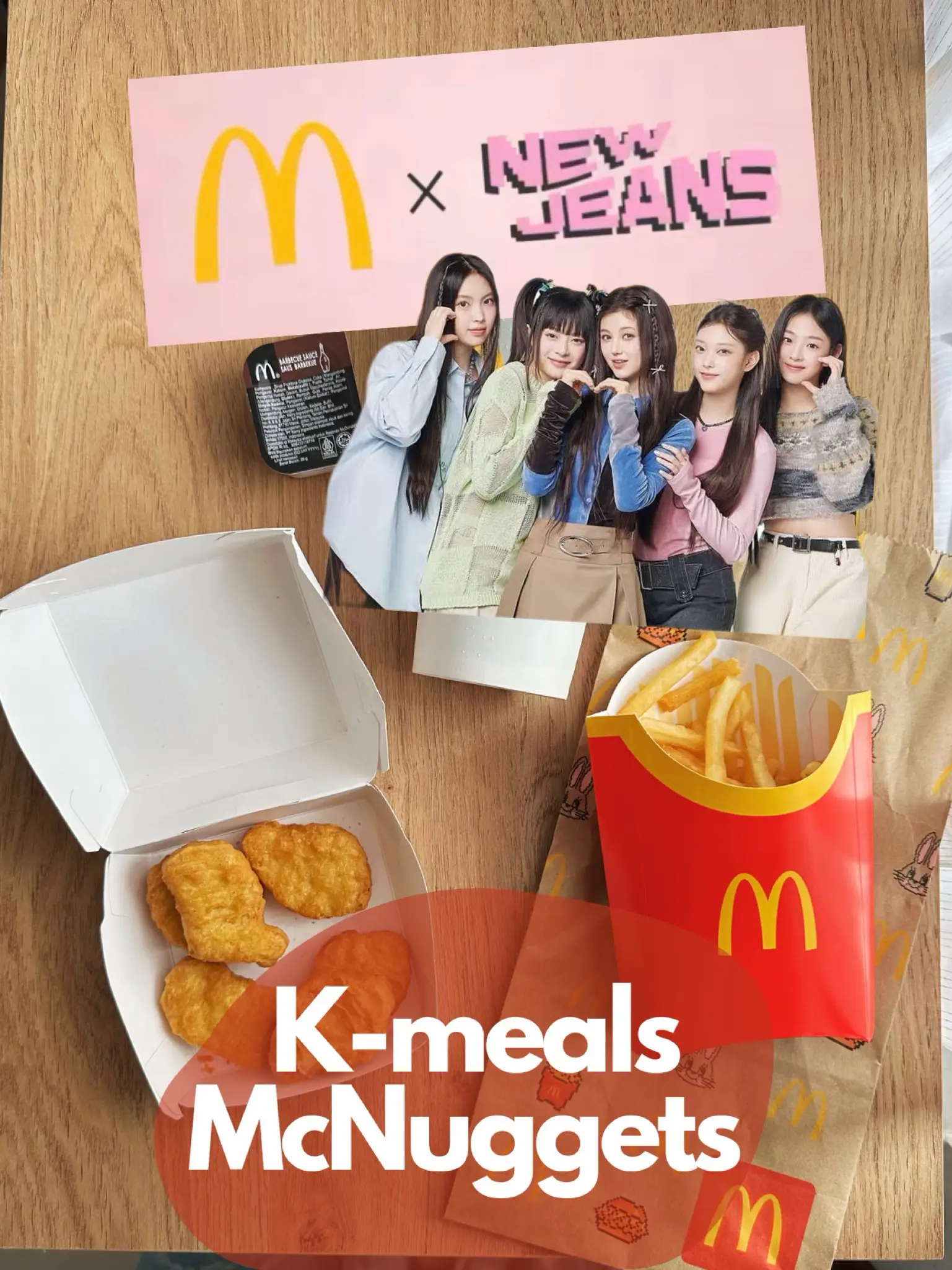 NEW COLLAB : McD x NewJeans ️ ️ ️ | Galeri diposting oleh Lydiaoey | Lemon8