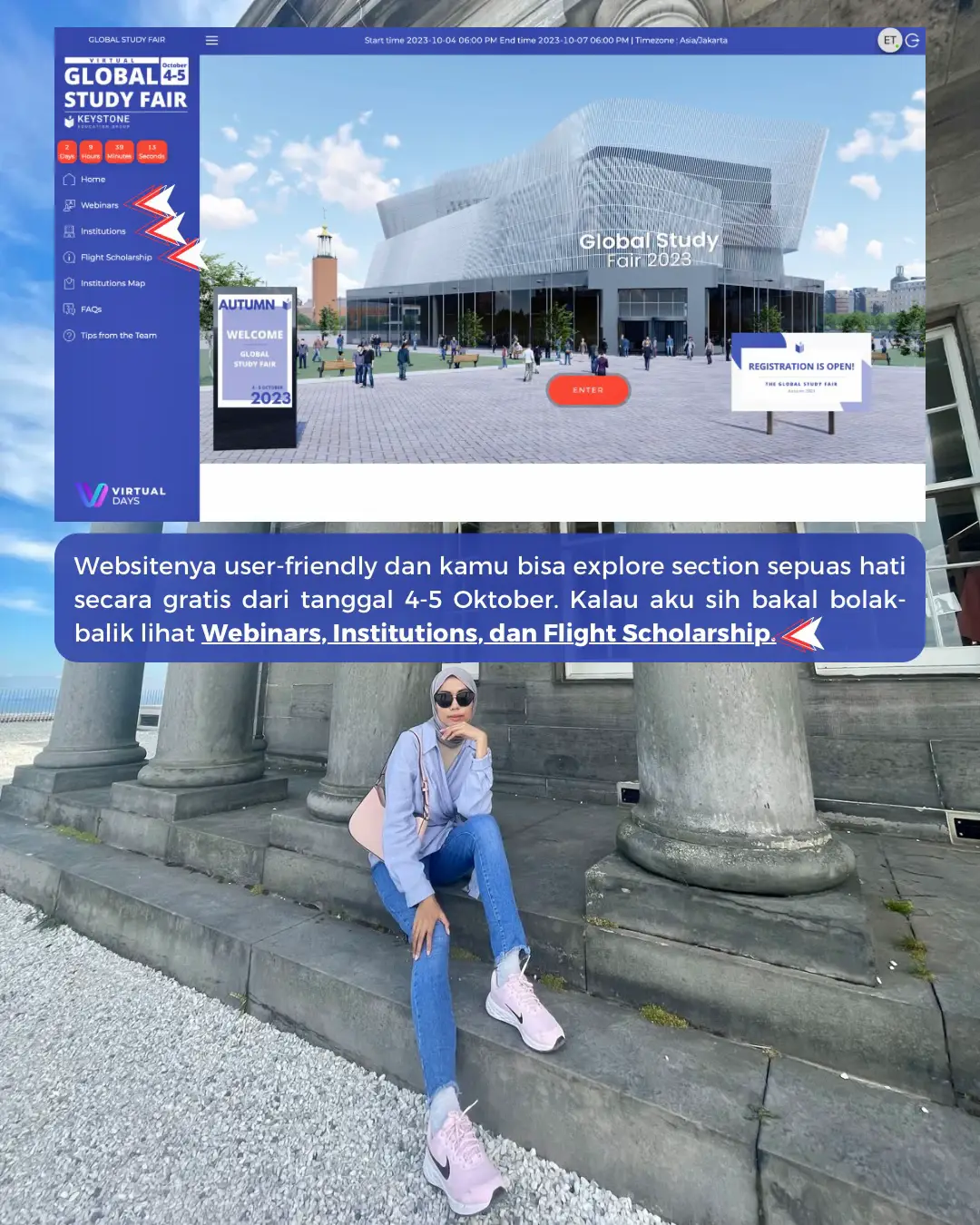 Global Study Fair Gratis?! | Galeri diposting oleh Enta Fadila | Lemon8