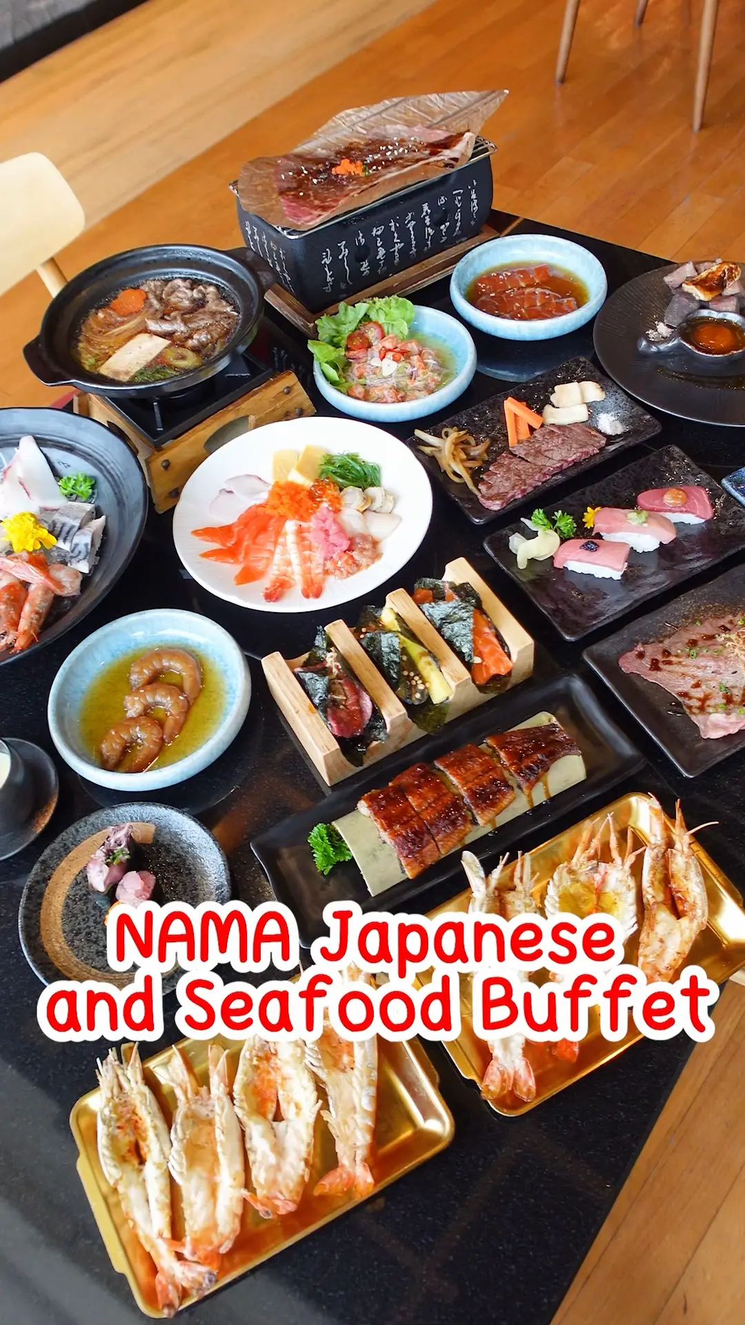 NAMA Buffet🍣🇯🇵 บุฟเฟ่ต์อาหารญี่ปุ่นพรีเมียมกว่า 280 เมนูราคาดี | วิดีโอ ...