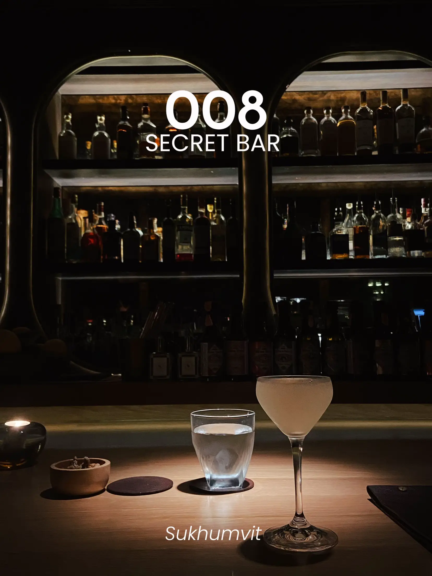008 BAR ! บาร์ลับย่านทองหล่อ | แกลเลอรีที่โพสต์โดย Fahjai | Lemon8