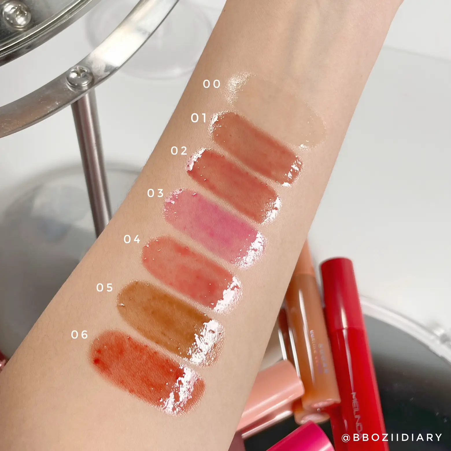 MEILINDA ลิปกลอสสุดจะฉ่ามมมม | แกลเลอรีที่โพสต์โดย bboziidiary 🌷 | Lemon8