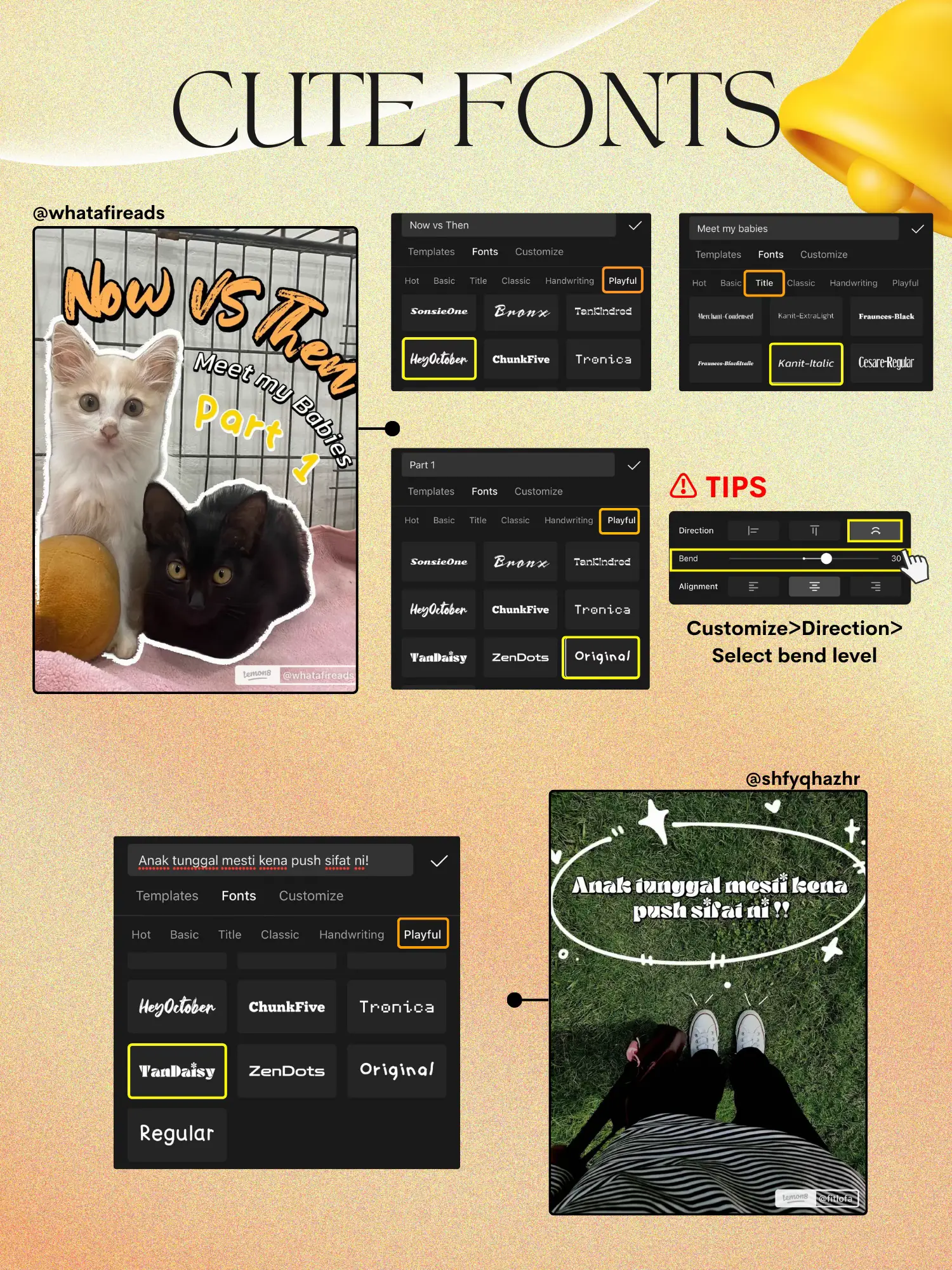 Canva fonts pun available kat Lemon8! | Galeri disiarkan oleh Lemon8_MY | Lemon8