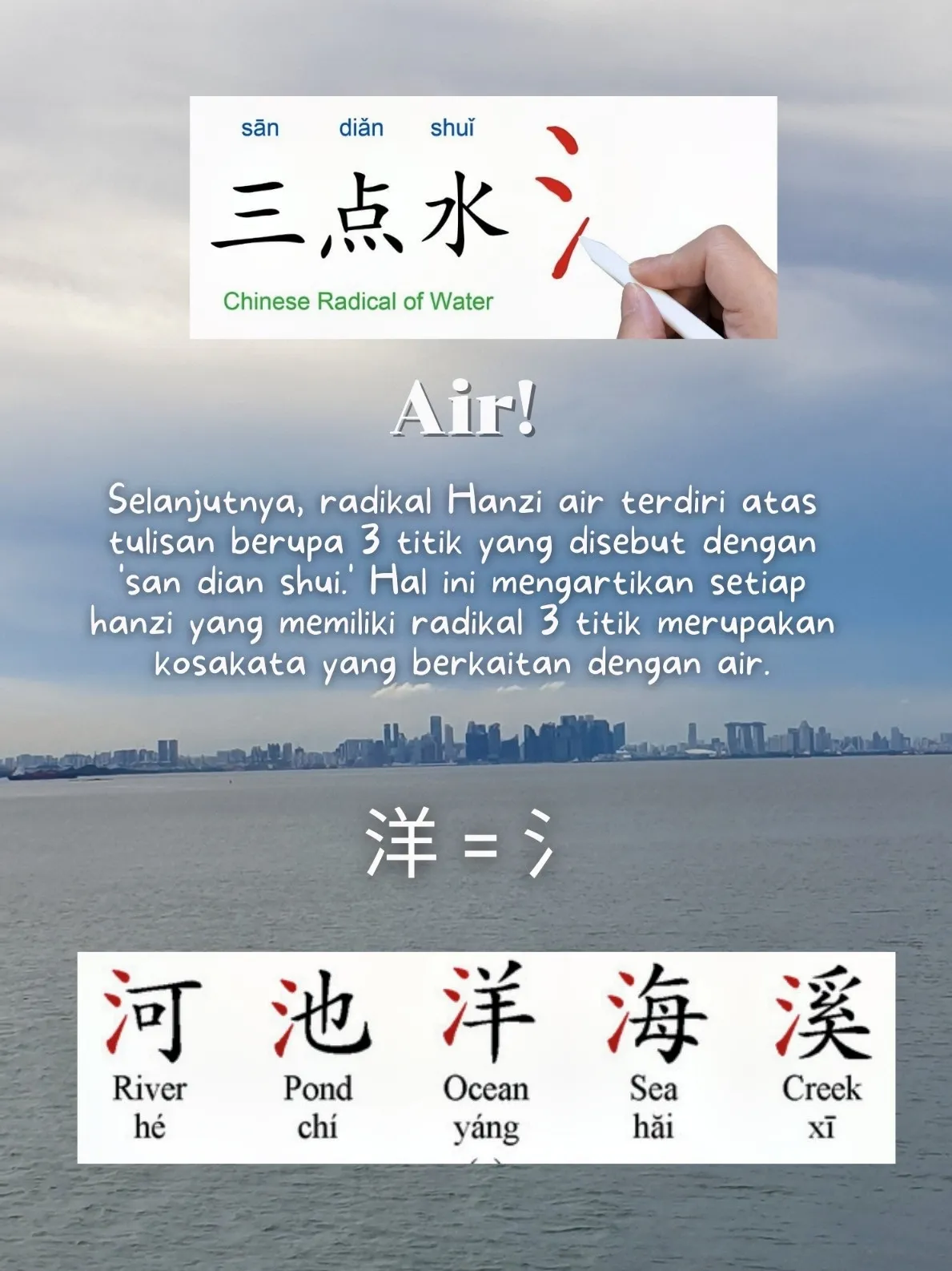 Tips Belajar Radikal Dasar Mandarin | Galeri diposting oleh eli🌱 丽娜 ...