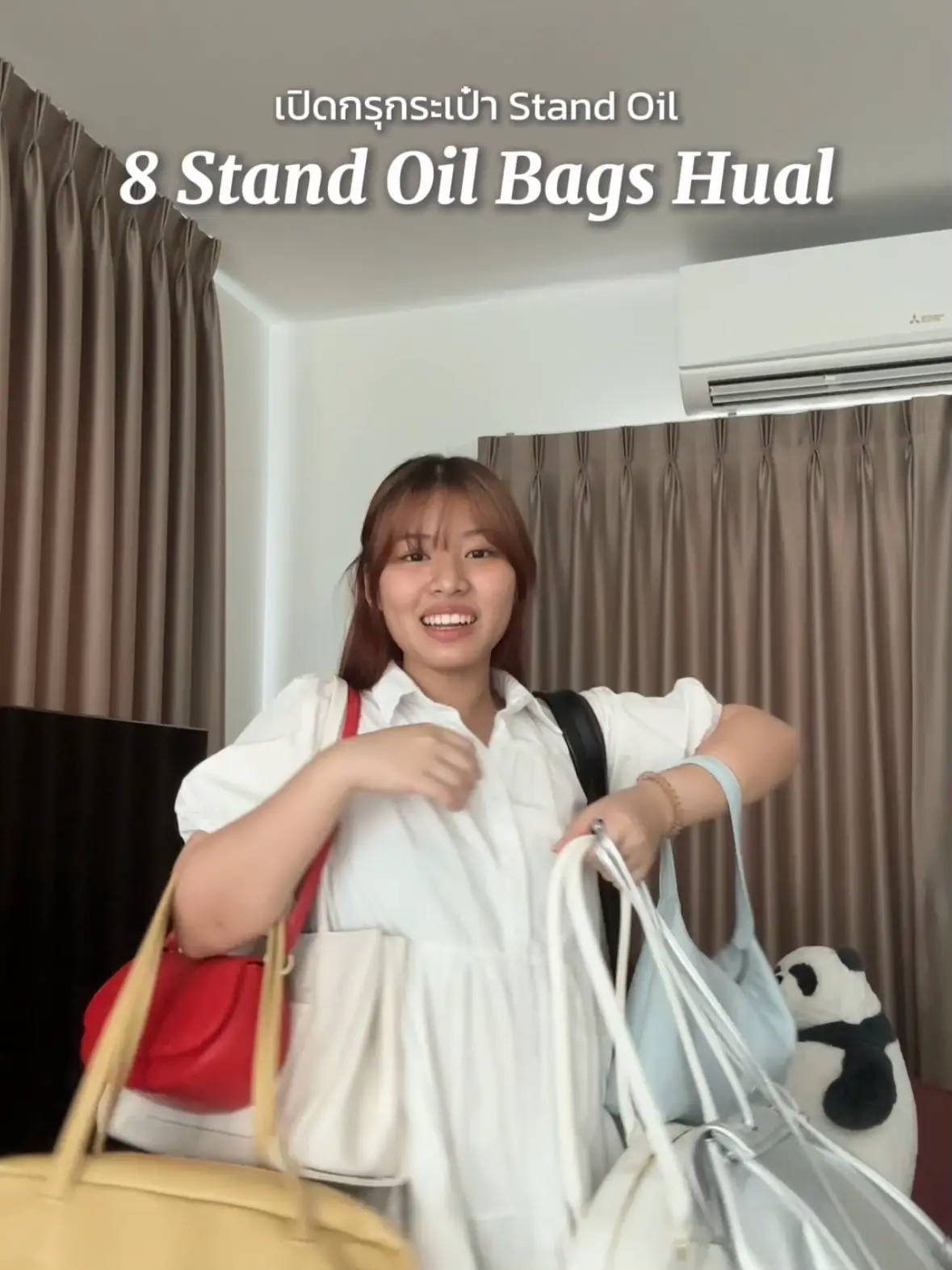 เปิดกรุกระเป๋า stand oil 8 ใบ 👜 | วิดีโอที่เผยแพร่โดย apricots.story | Lemon8