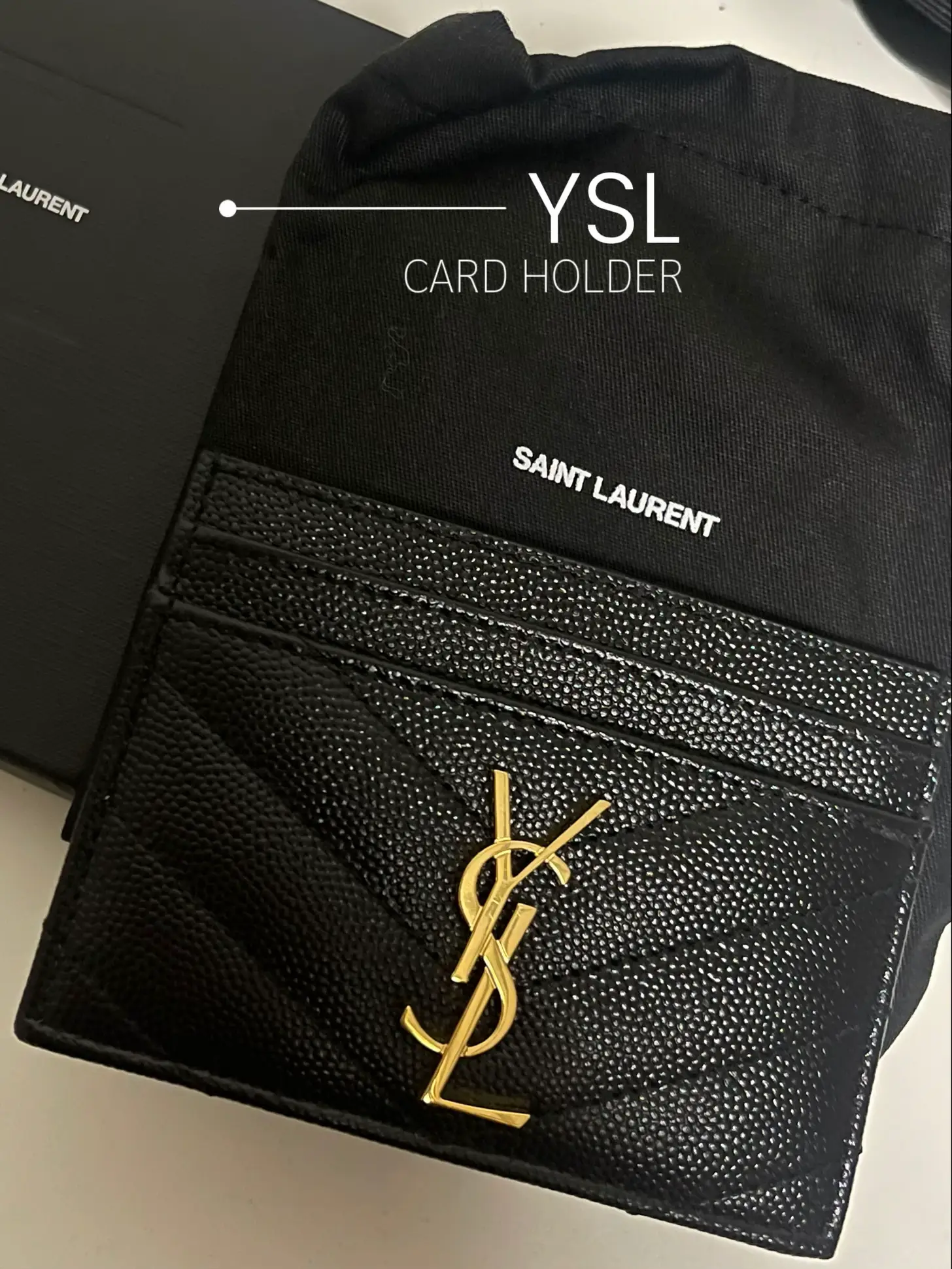 YSL card holder 8,xxx.- คุ้มไหม? 🖤 | แกลเลอรีที่โพสต์โดย parrns 💌 | Lemon8