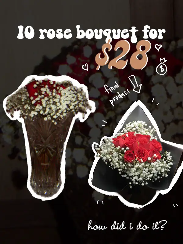 10 rose bouquet for LESS THAN $30?? | Gallery posted by angela | Lemon8