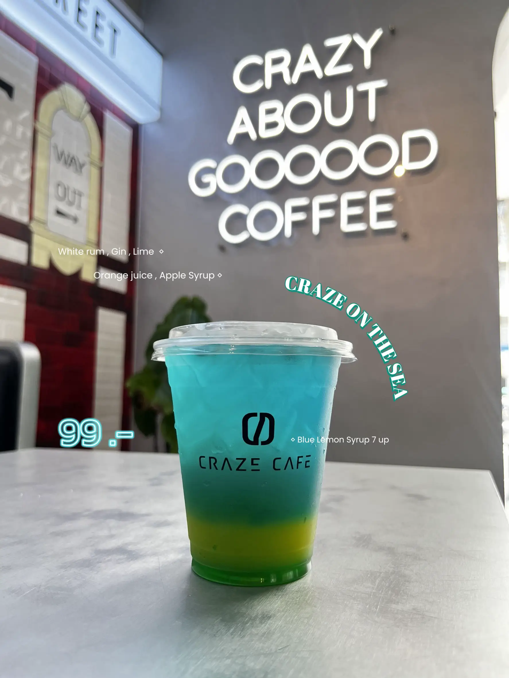 CRAZE COCKTAIL 🍸🍹 | แกลเลอรีที่โพสต์โดย crazecafe | Lemon8