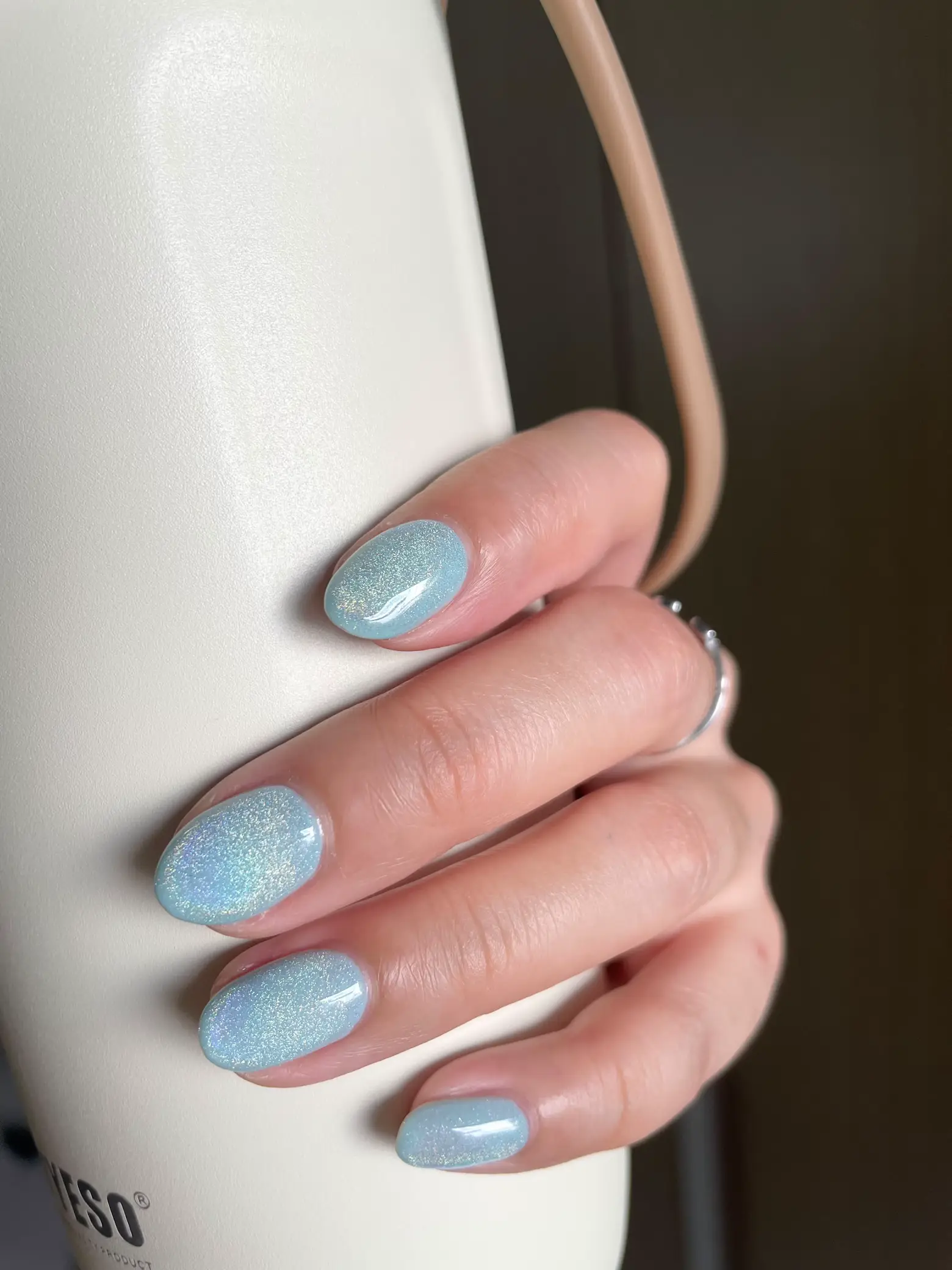 Light Blue Nails | แกลเลอรีที่โพสต์โดย JBboomboom | Lemon8