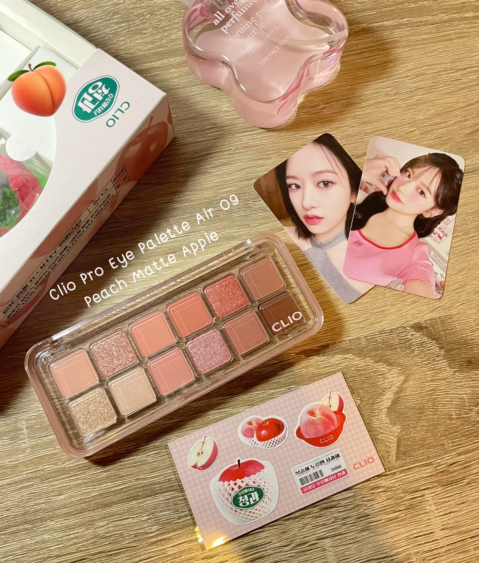 เปิดกล่องพาเลทตา Clio 09 Peach Matte Apple 🍑🍎 | แกลเลอรีที่โพสต์โดย NingningMoolin | Lemon8