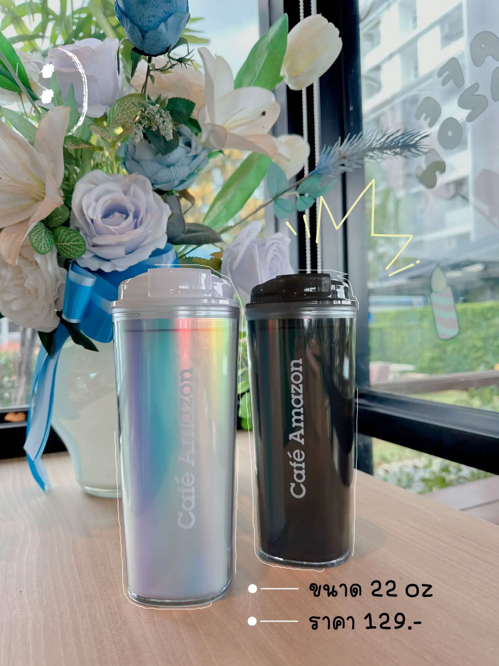 แก้วพลาสติกสองชั้น Amazon | แกลเลอรีที่โพสต์โดย Lukpat🤍 | Lemon8