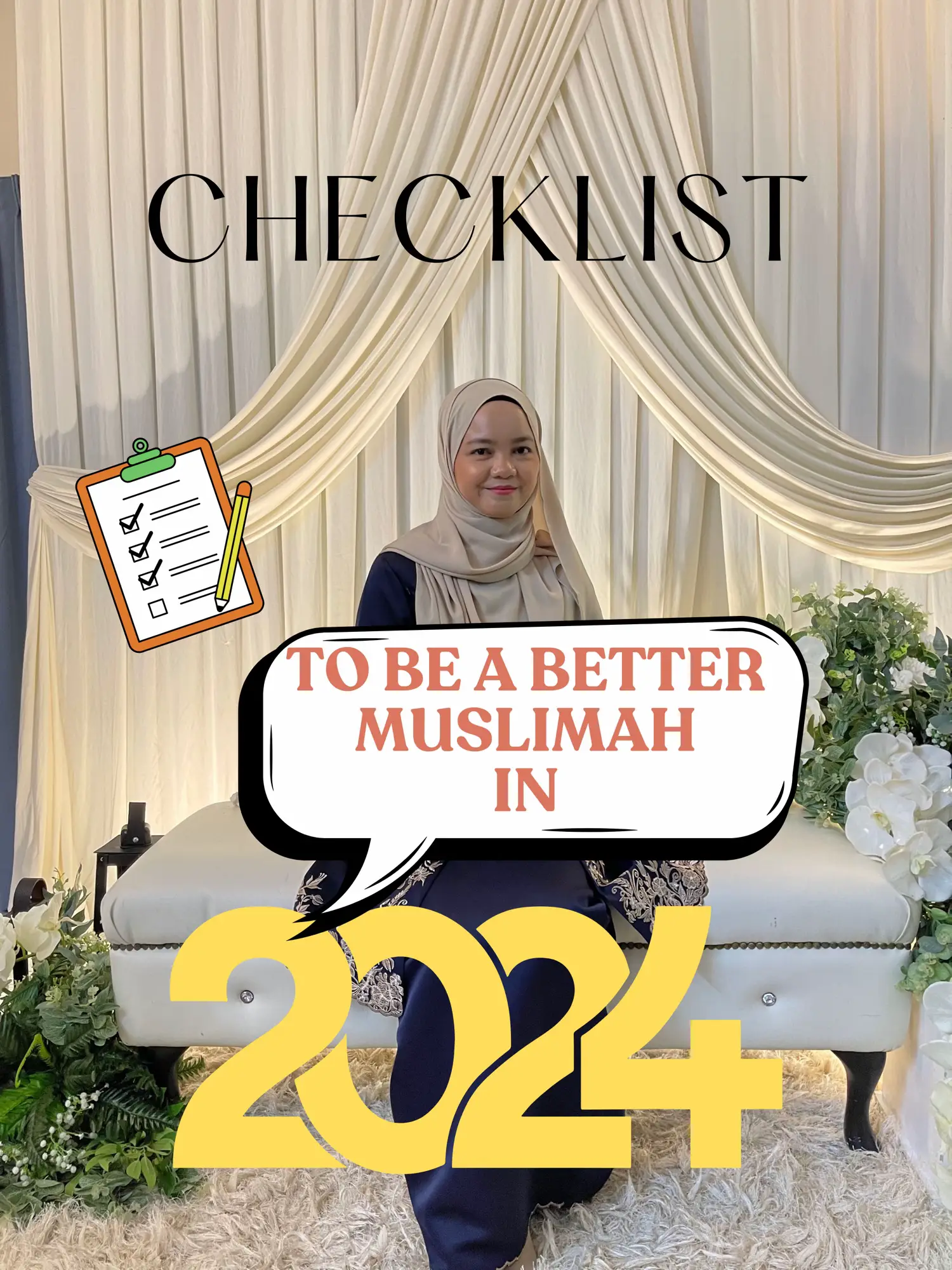Checklist to be a BETTER muslimah in 2024 🙌🏻 | Galeri disiarkan oleh ...
